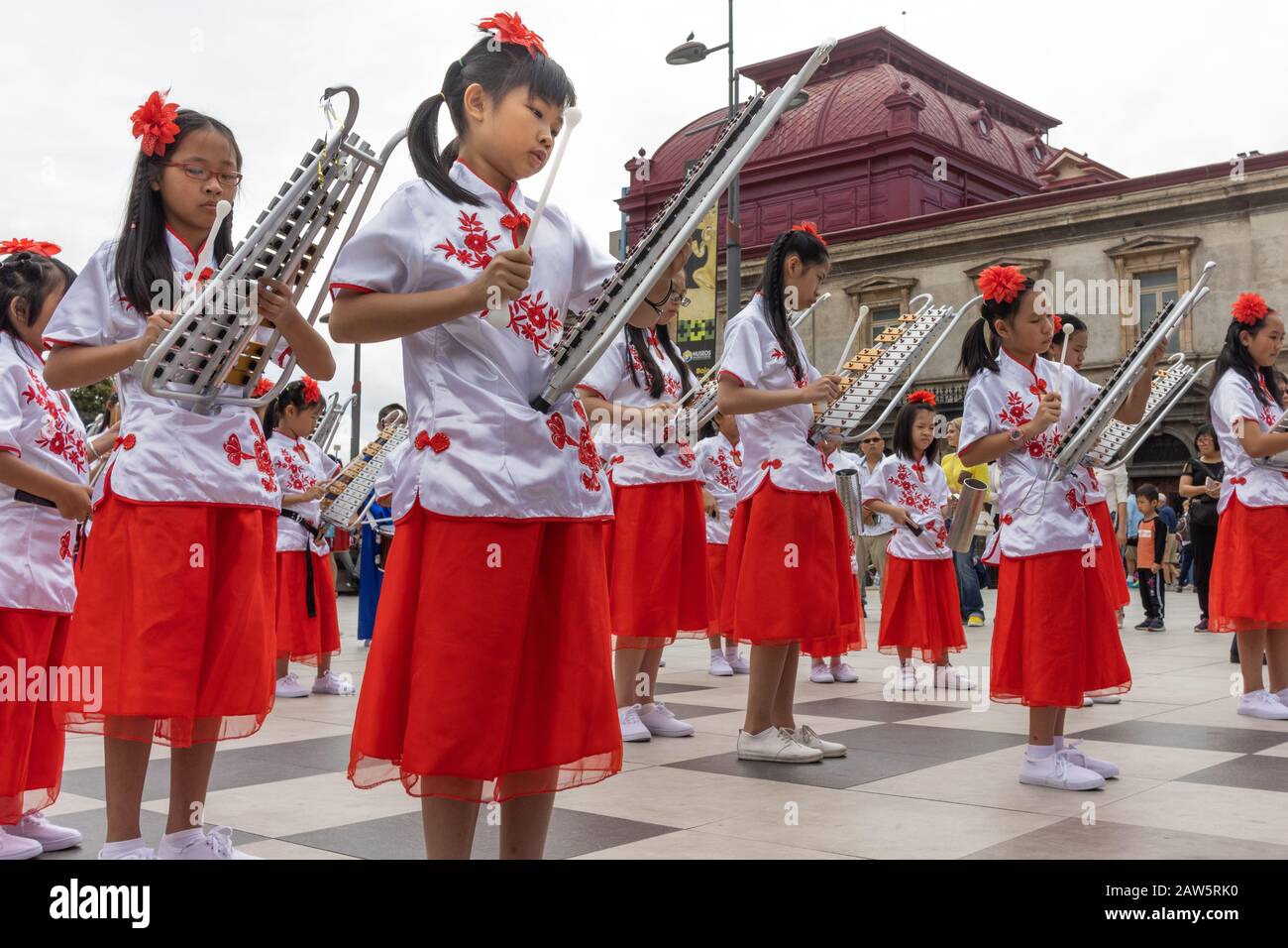 Participants in the annual celebration of the Chinese New Year in San ...