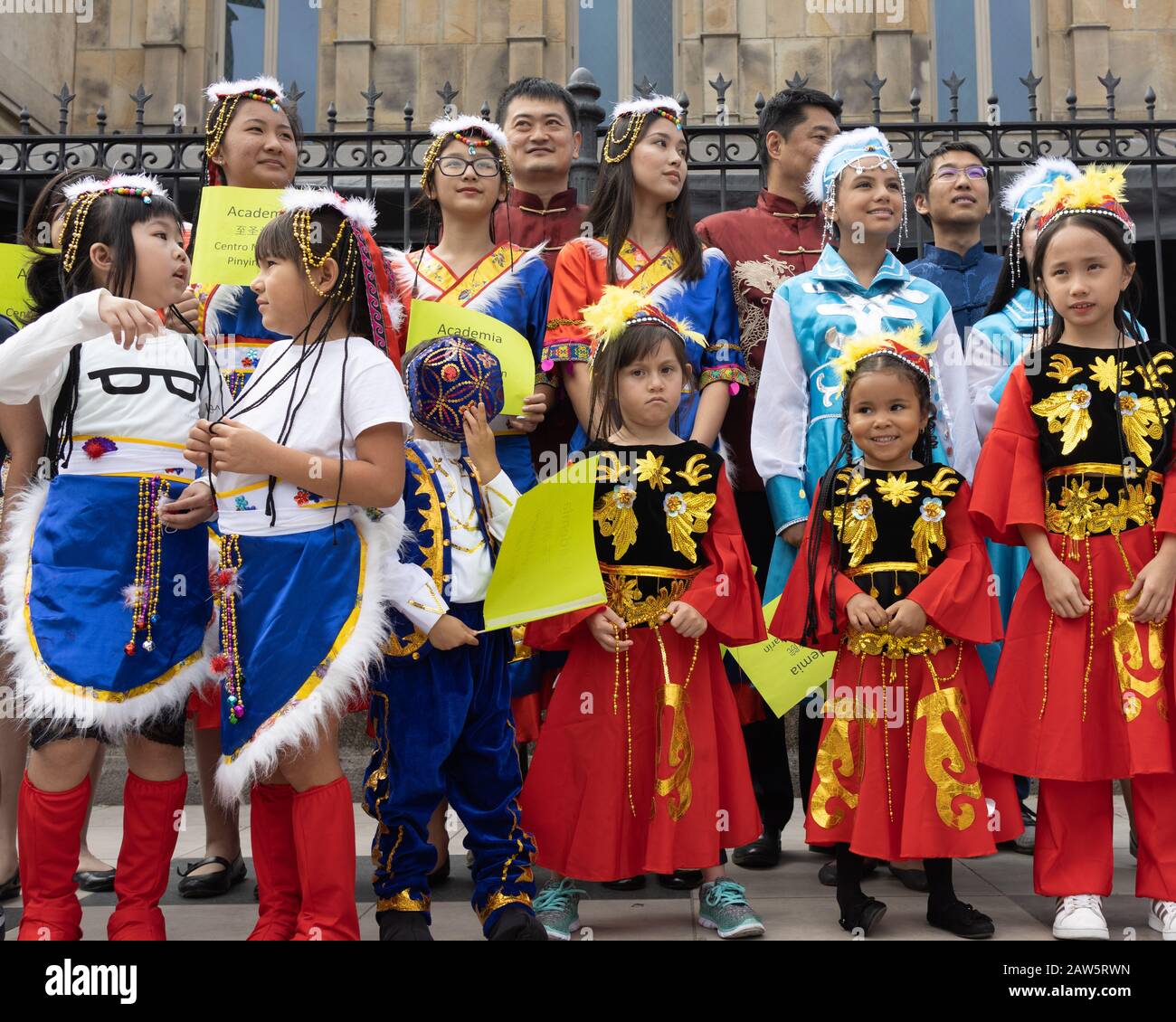 Participants in the annual celebration of the Chinese New Year in San ...