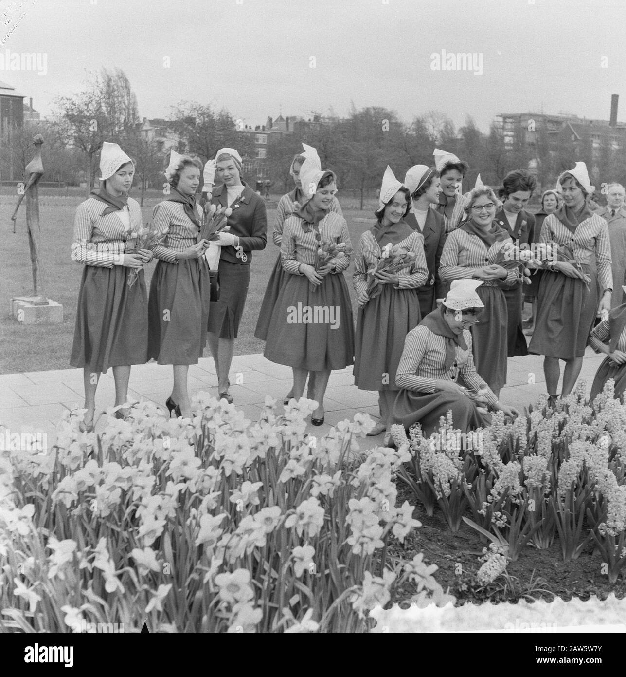 Dutch cheese girls visit Floriade Date: April 13, 1960 Keywords: CHEESE ...