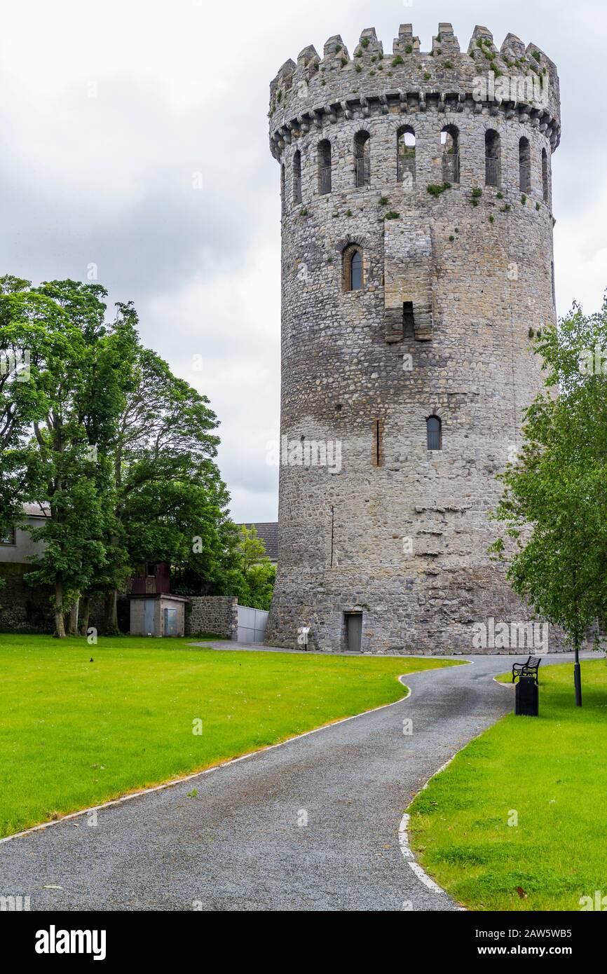 The Norman keep of Nenagh Castle in Nenagh, County Tipperary, Ireland ...