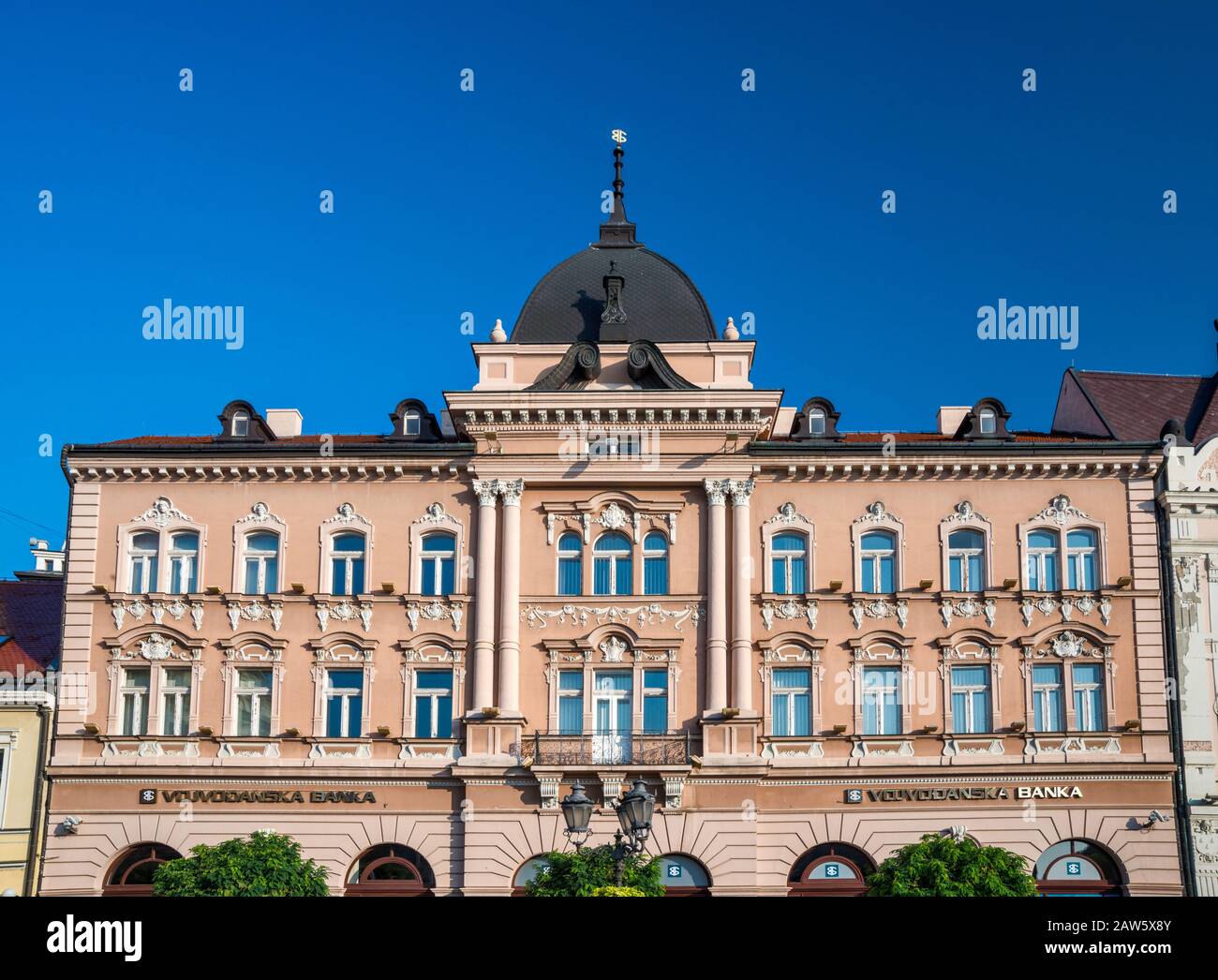 Late 19th century building, Art Nouveau style, at Trg Slobode (Liberty ...