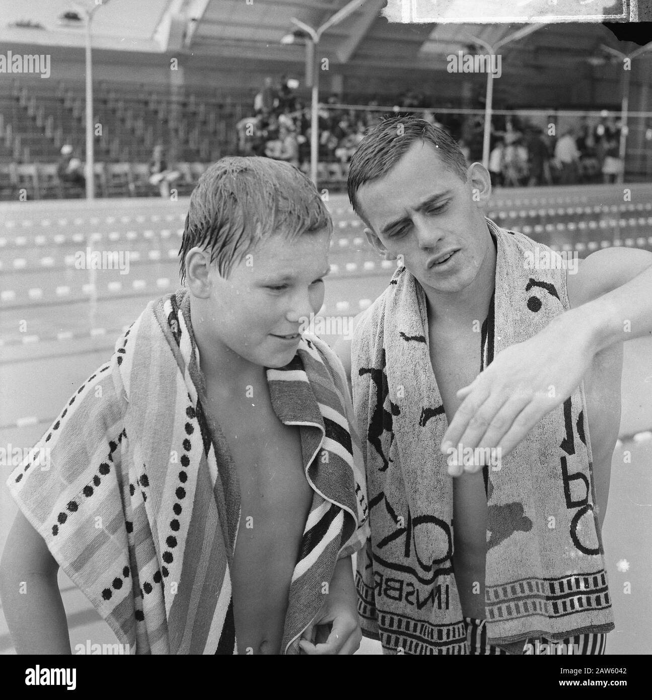 Dutch swimming championships in Emmen, Henri Osc Joop Schul LeMans Date ...