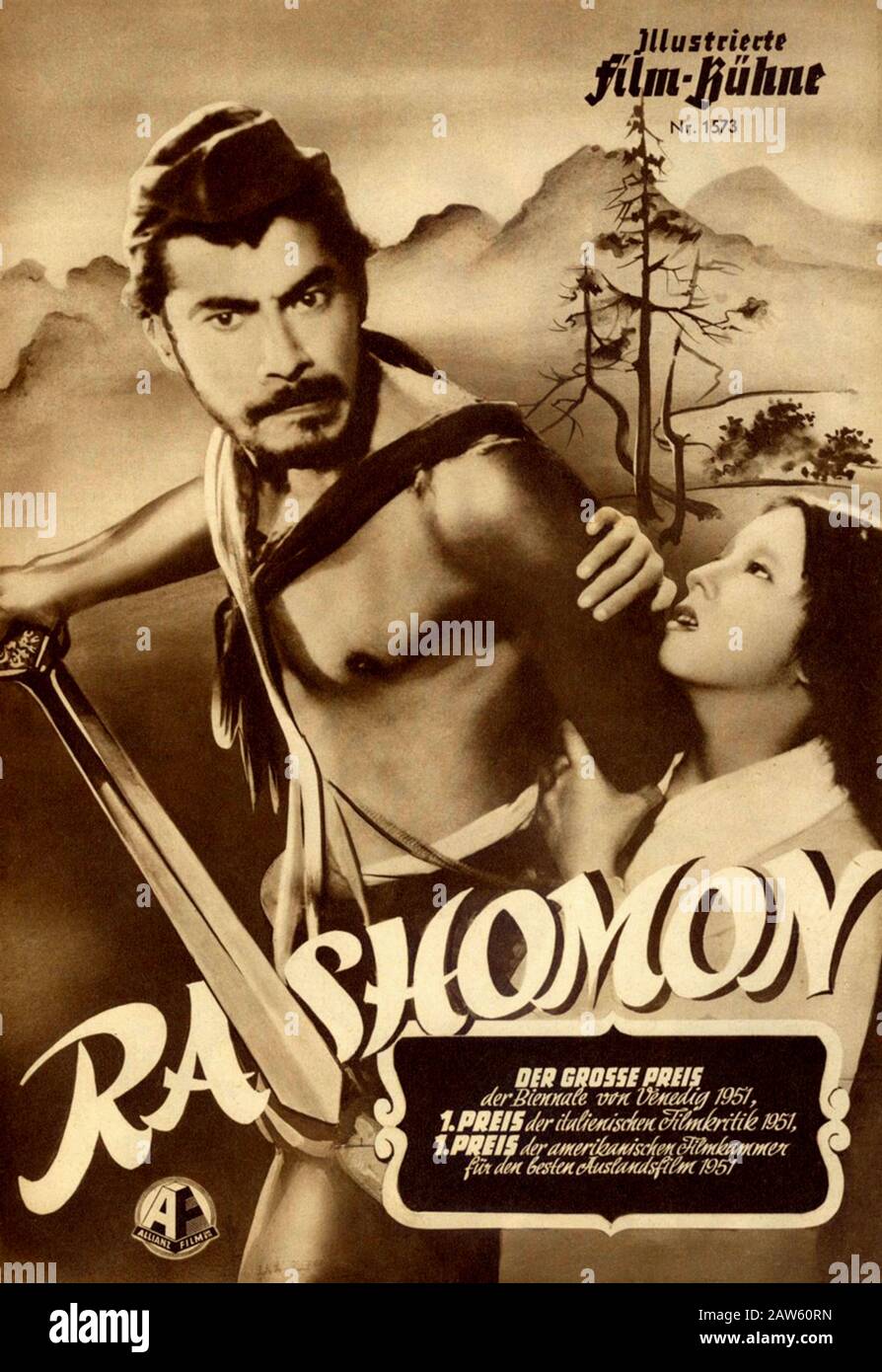 1950 , JAPAN : The japanish movie RASHOMON ( 1950 ) by Akira Kurosawa ...