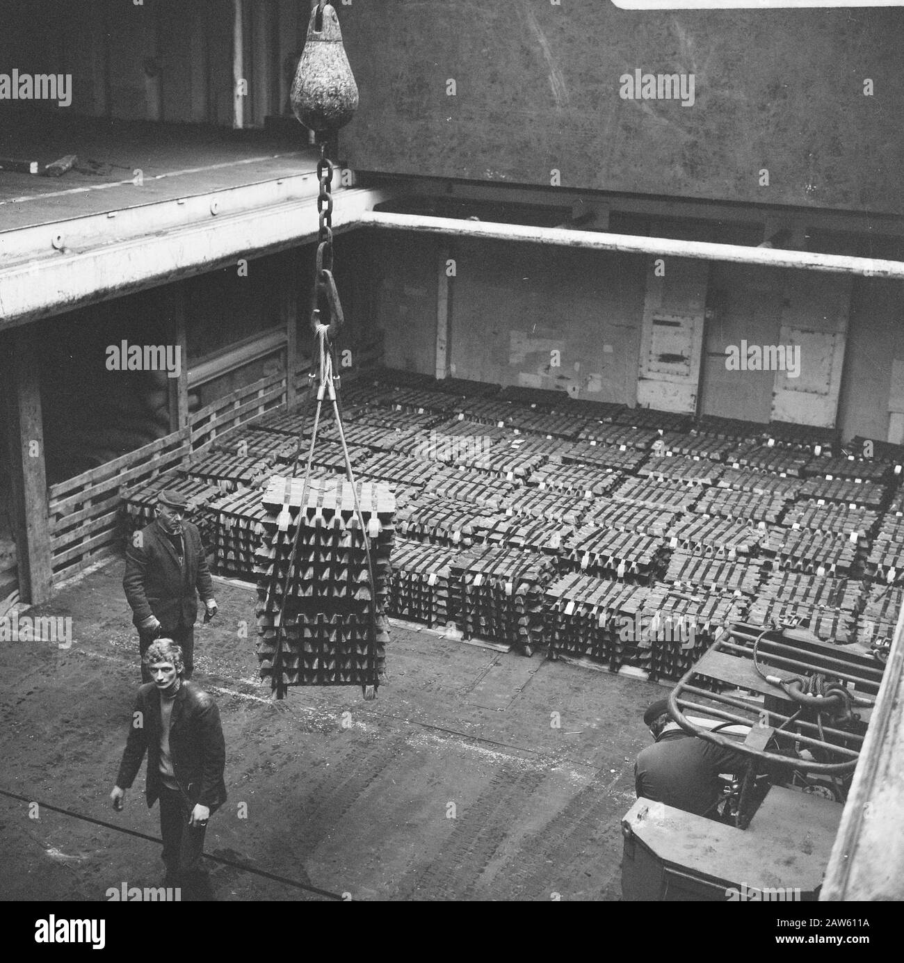 Van unloading Black and White Stock Photos & Images - Alamy