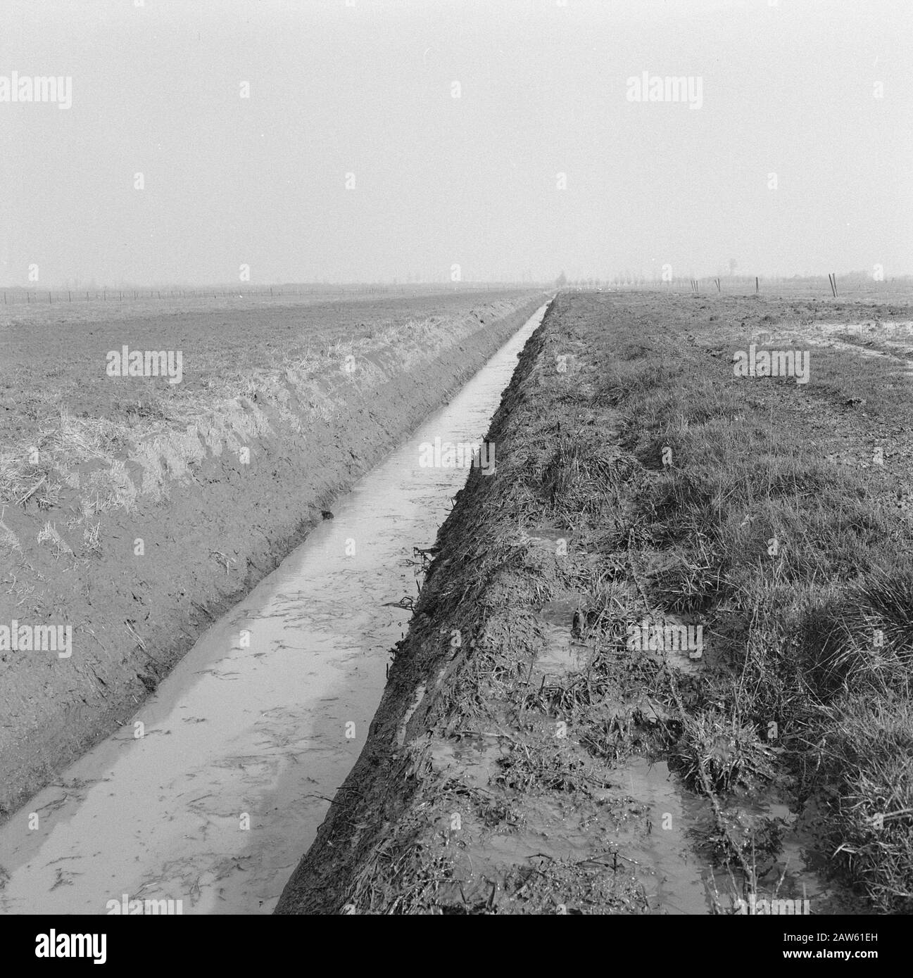 normalization of streams, digging and filling in trenches, laying ...