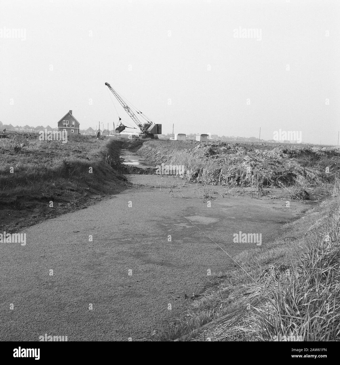 normalization of streams, digging and filling in trenches, laying ...