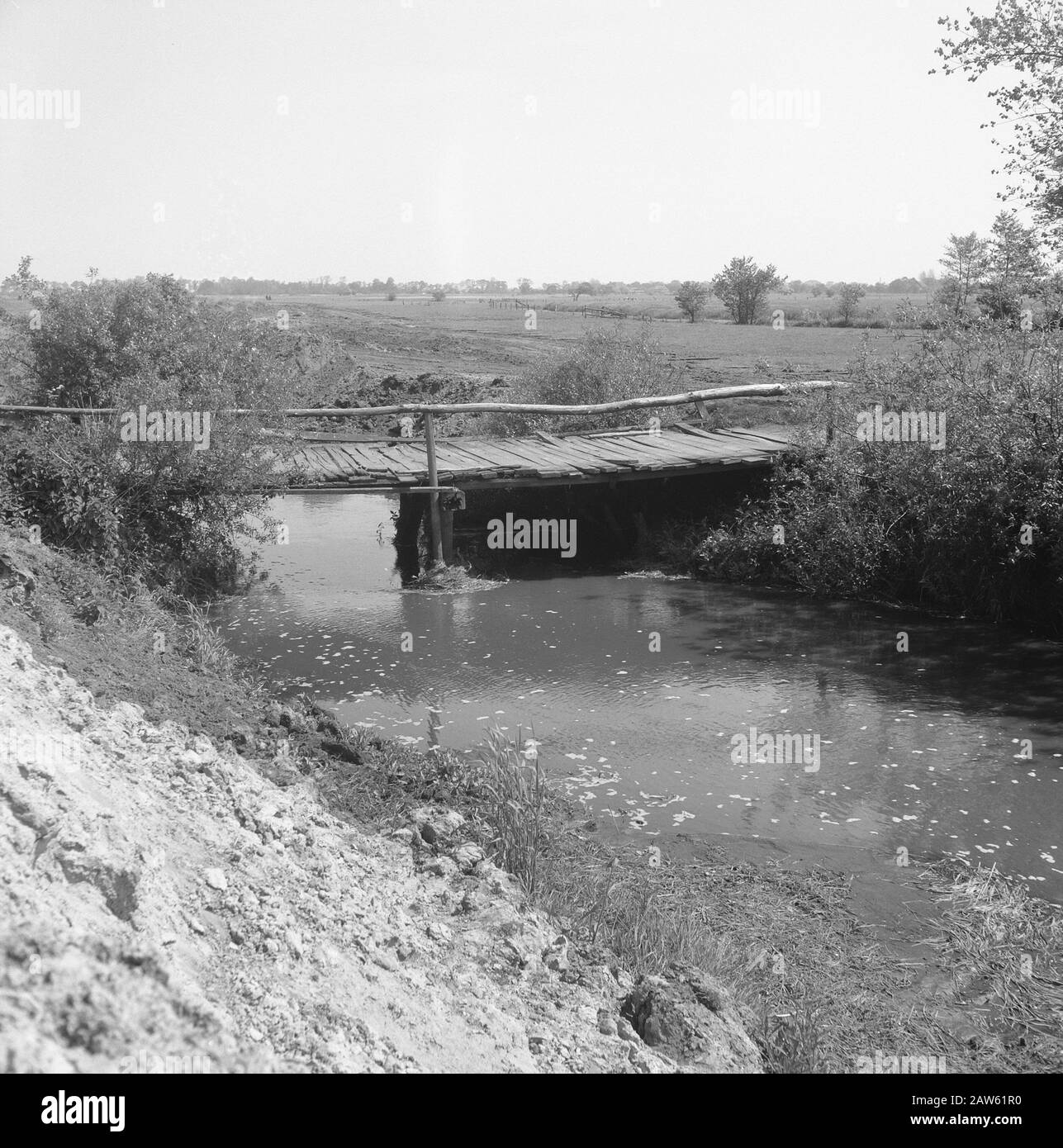 normalization of streams, digging and filling in trenches, laying ...