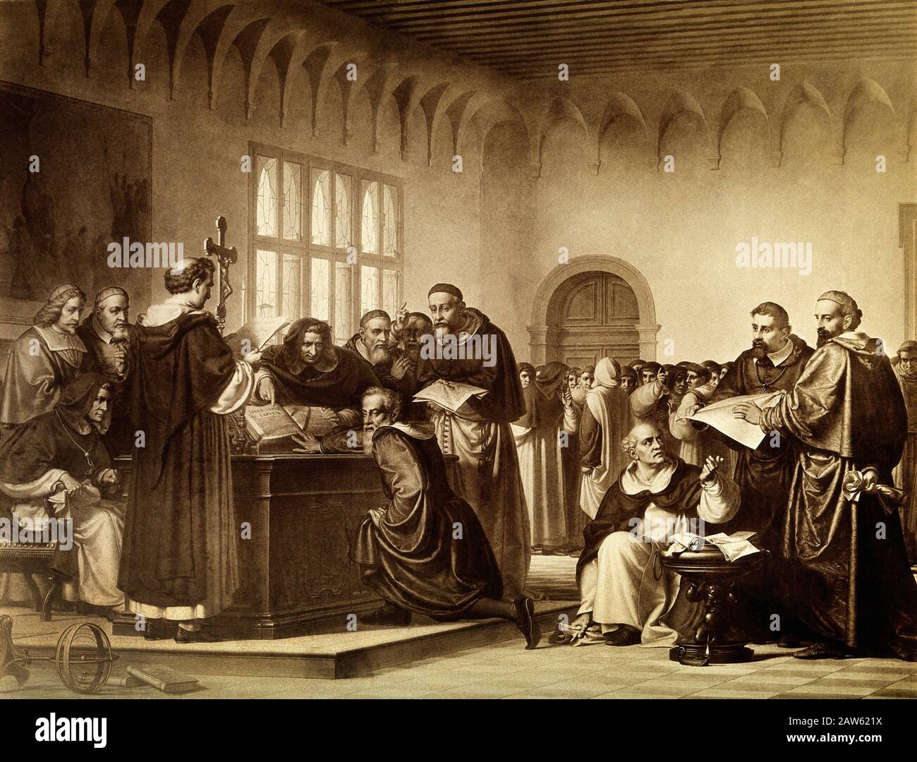 Trial of galileo galilei hi-res stock photography and images - Alamy