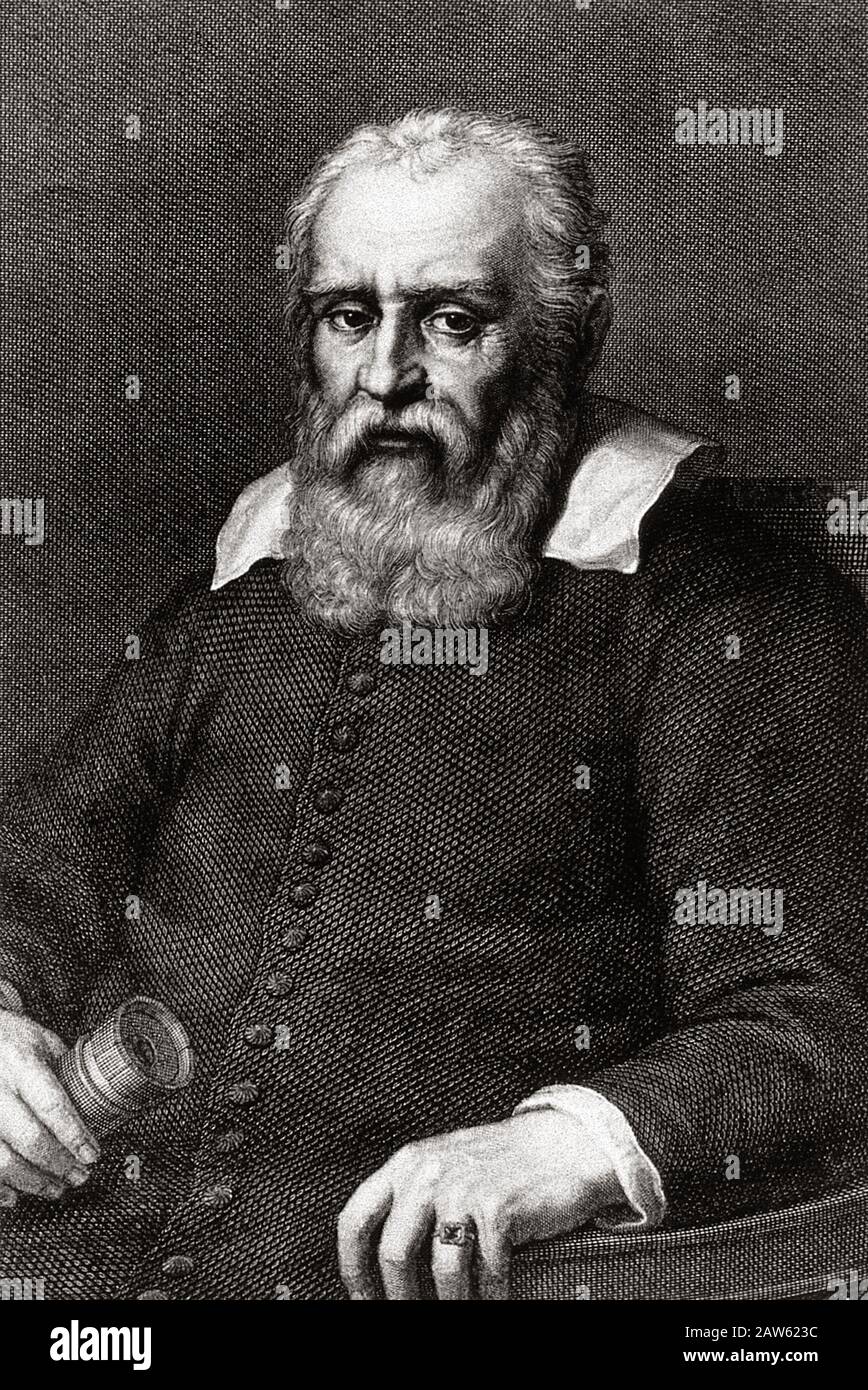 XIX Century , ITALY : GALILEO GALILEI ( Pisa 1564 - Arcetri 1642 ...