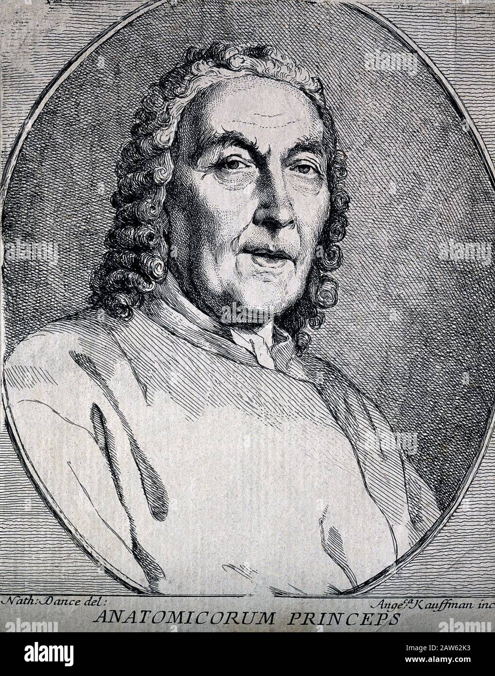 XVIII century , ITALY : The italian Doctor anatomist GIOVANNI BATTISTA ...