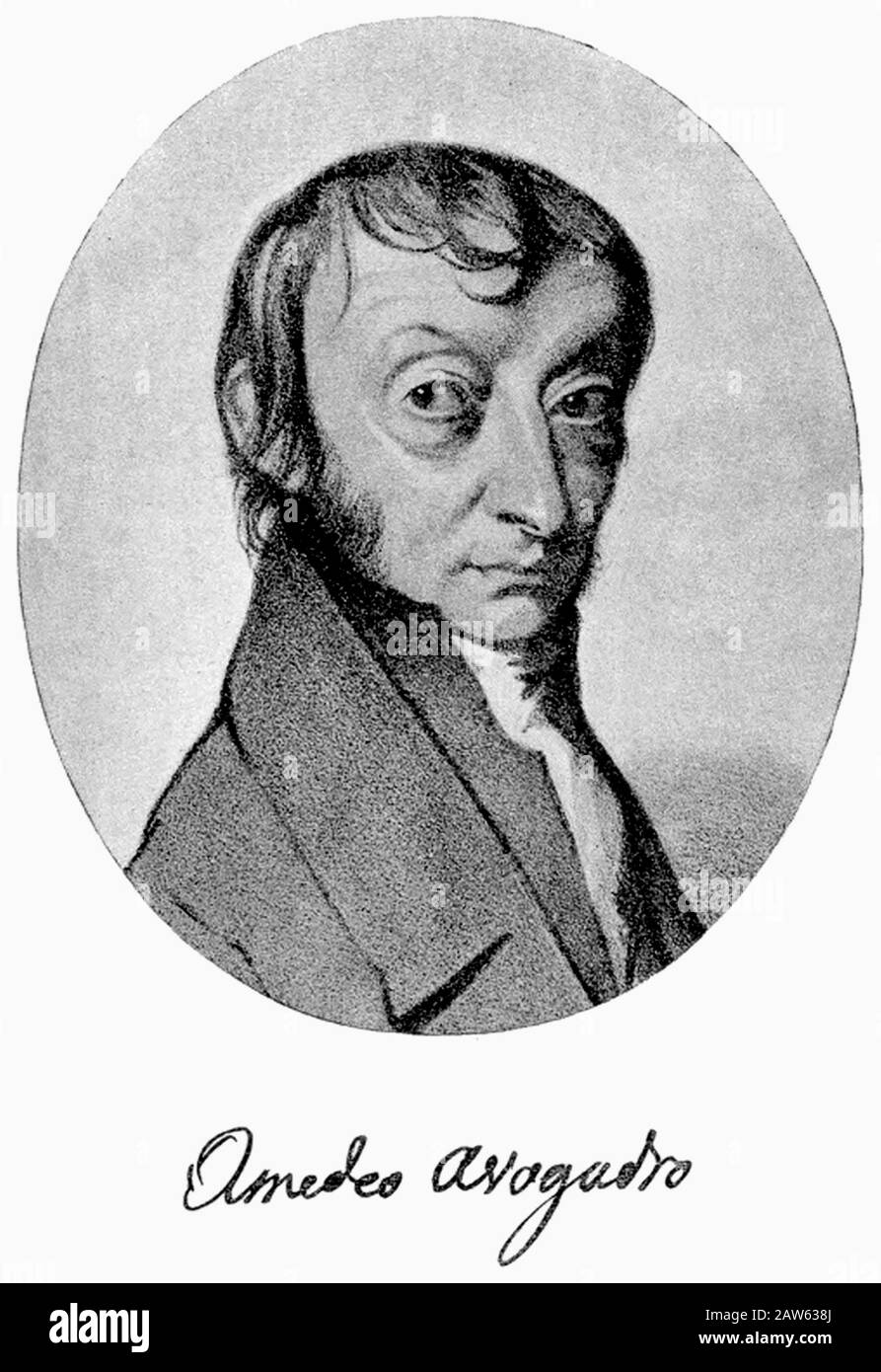 Avogadro Black and White Stock Photos & Images - Alamy