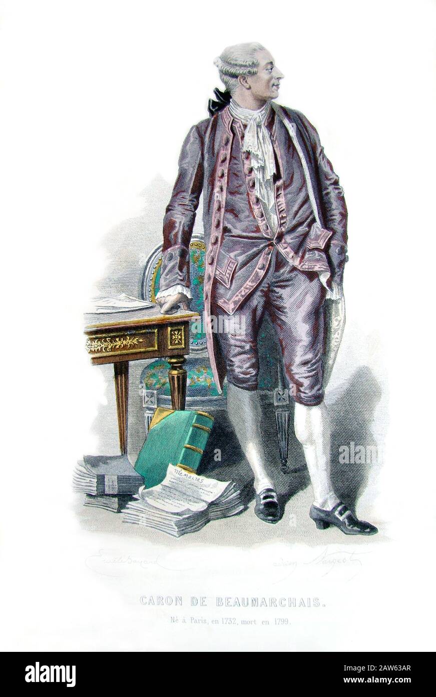 Pierre caron de beaumarchais 1732 1799 hi-res stock photography and ...