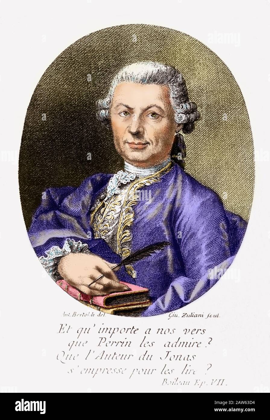 1800 ca, ITALY : The venetian dramatist CARLO GOZZI ( 1720 - 1806 ...