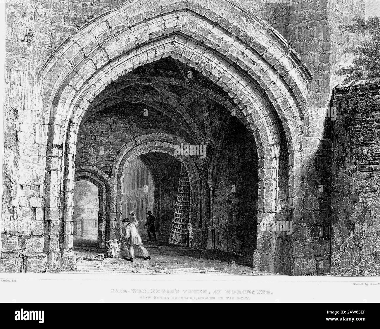 Worcester castle Black and White Stock Photos & Images - Alamy
