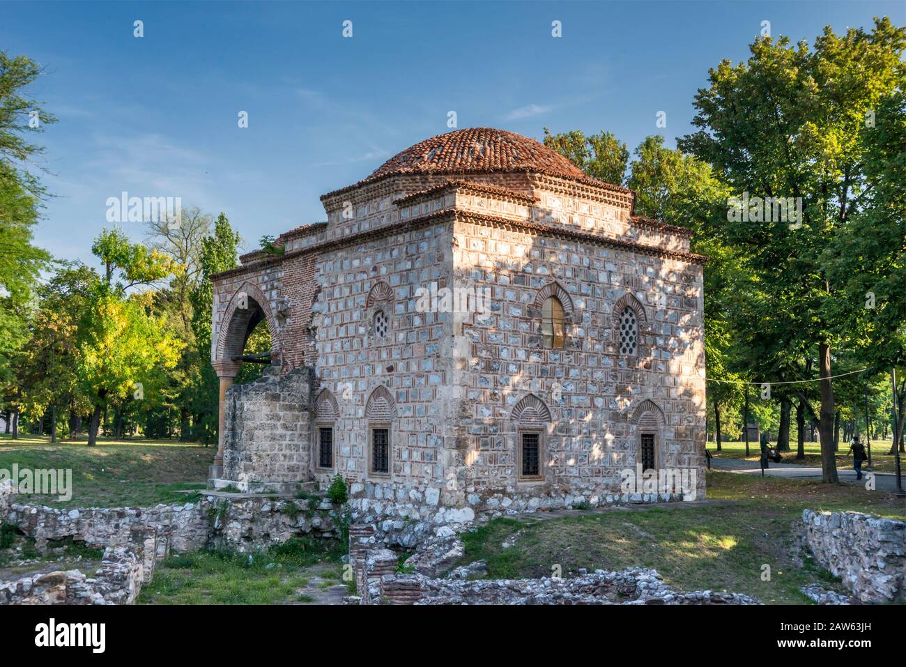 Bali Beg Mosque, 16th century, at Tvrdava Citadel in Nis, Serbia Stock ...