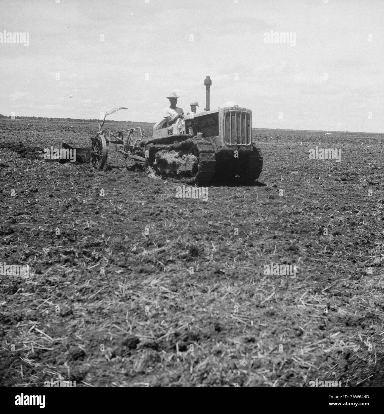 1950s farm machinery Black and White Stock Photos & Images - Alamy