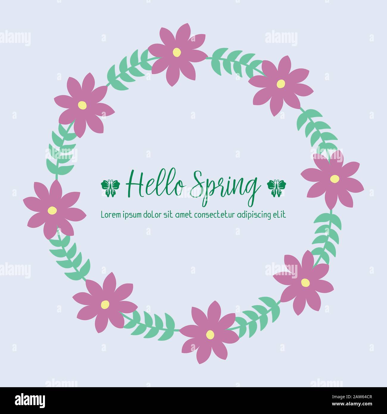 Beautiful Pattern of leaf and floral frame, with grey background, for ...