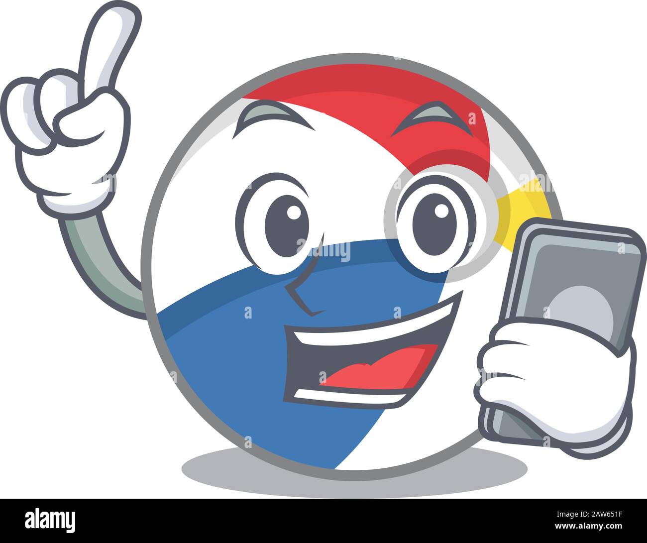 Inflatable ball summer gadget Stock Vector Images - Alamy