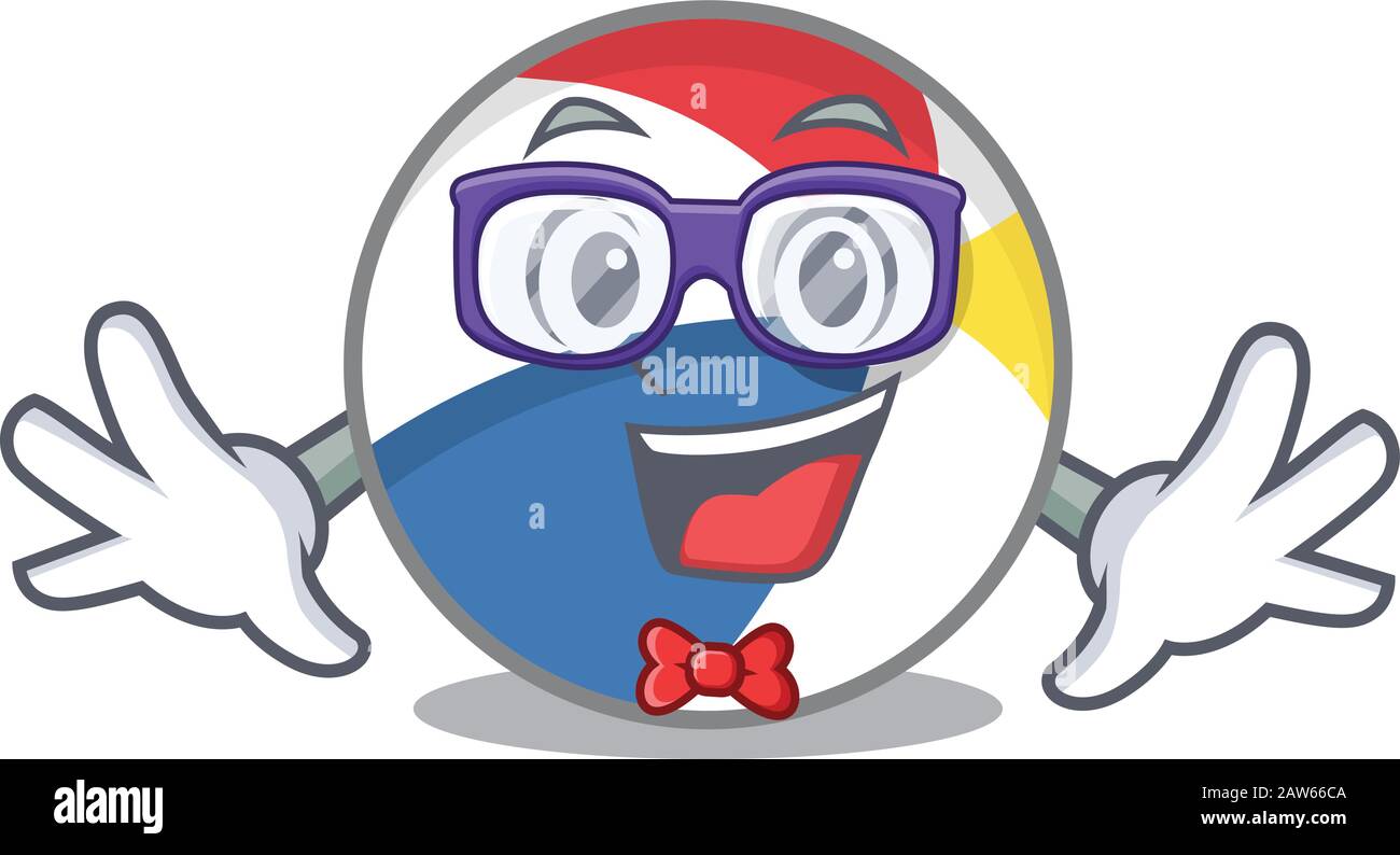 A cartoon concept of Geek beach ball design Stock Vector Image & Art ...
