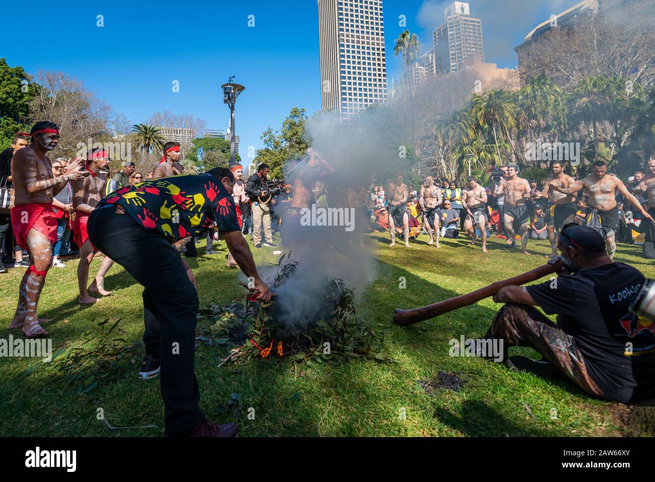 Sydney, NSW, AUSTRALIA - August 9, 2018: On World’s Indigenous Peoples ...