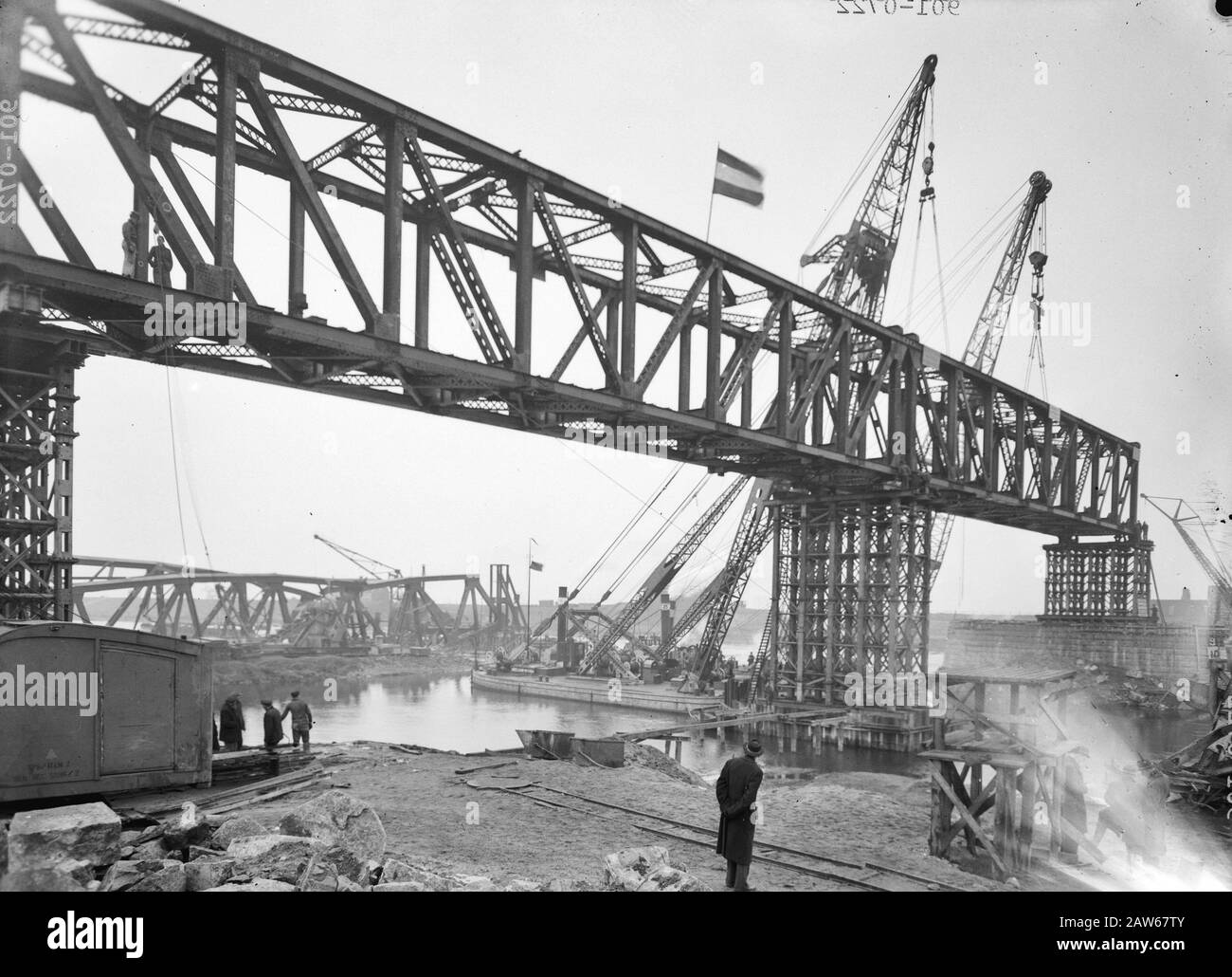 New railway bridge at Oosterbeek description: new railway bridge at ...