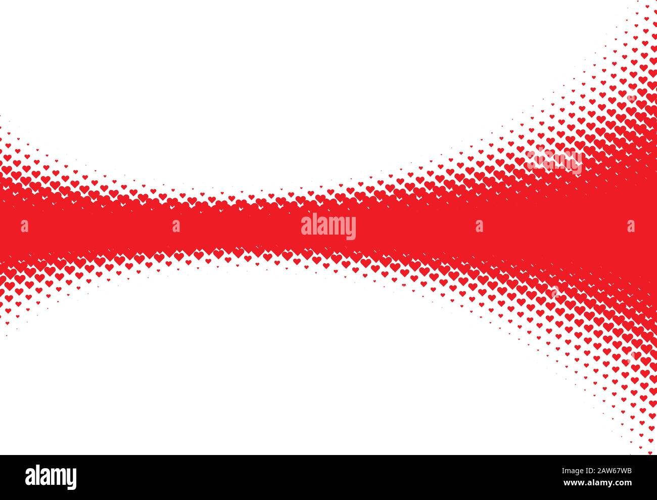 Valentine's Day background with simple heart shaped filter Stock Vector ...