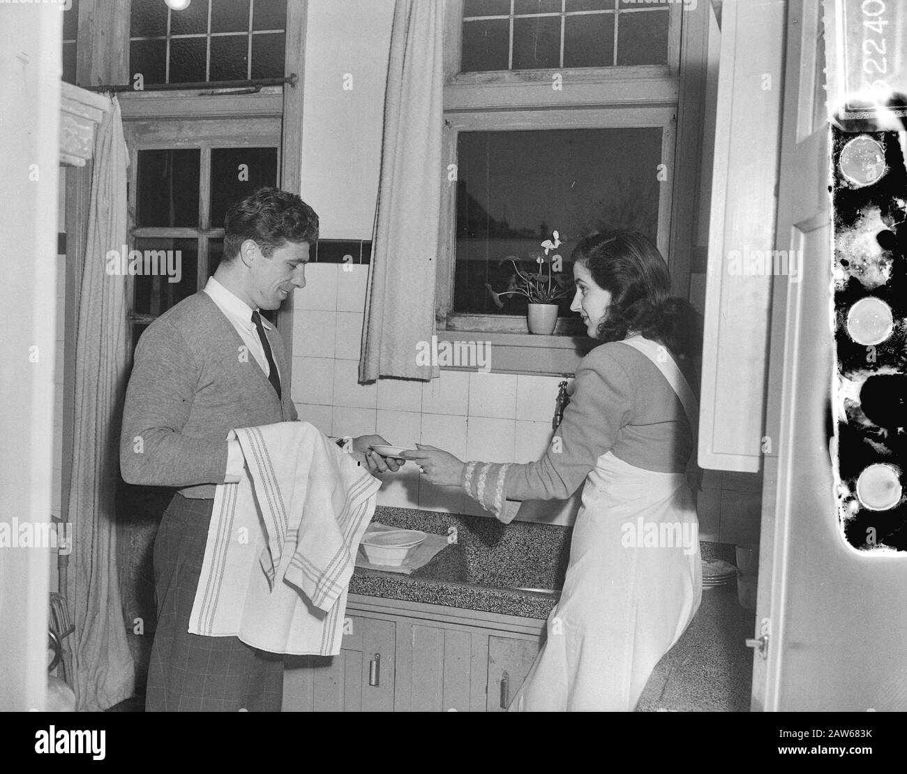 Luc Van Dam home [to wash with wife] Annotation: Luc van Dam was during ...