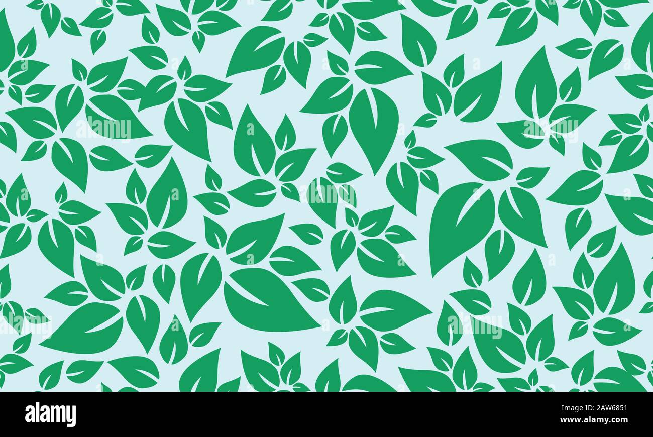 Simple wallpaper for spring, with seamless leaf and flower pattern ...