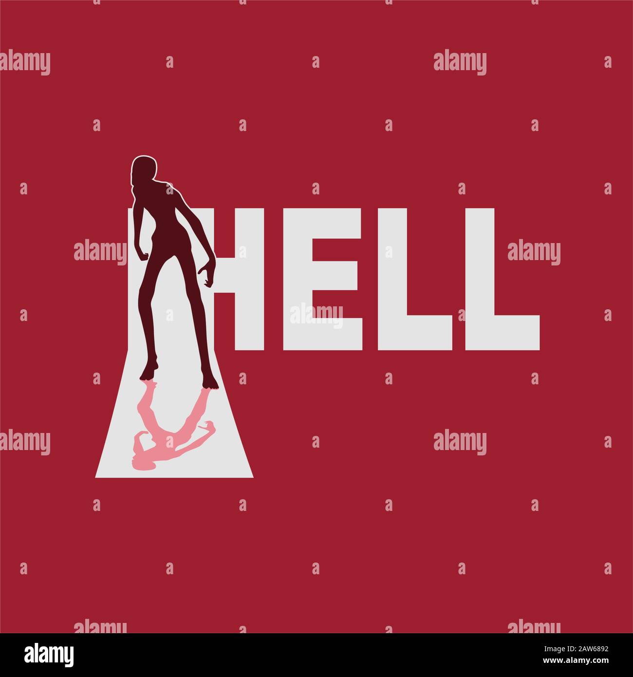 Zombie comes into the house through the open door Stock Vector Image ...