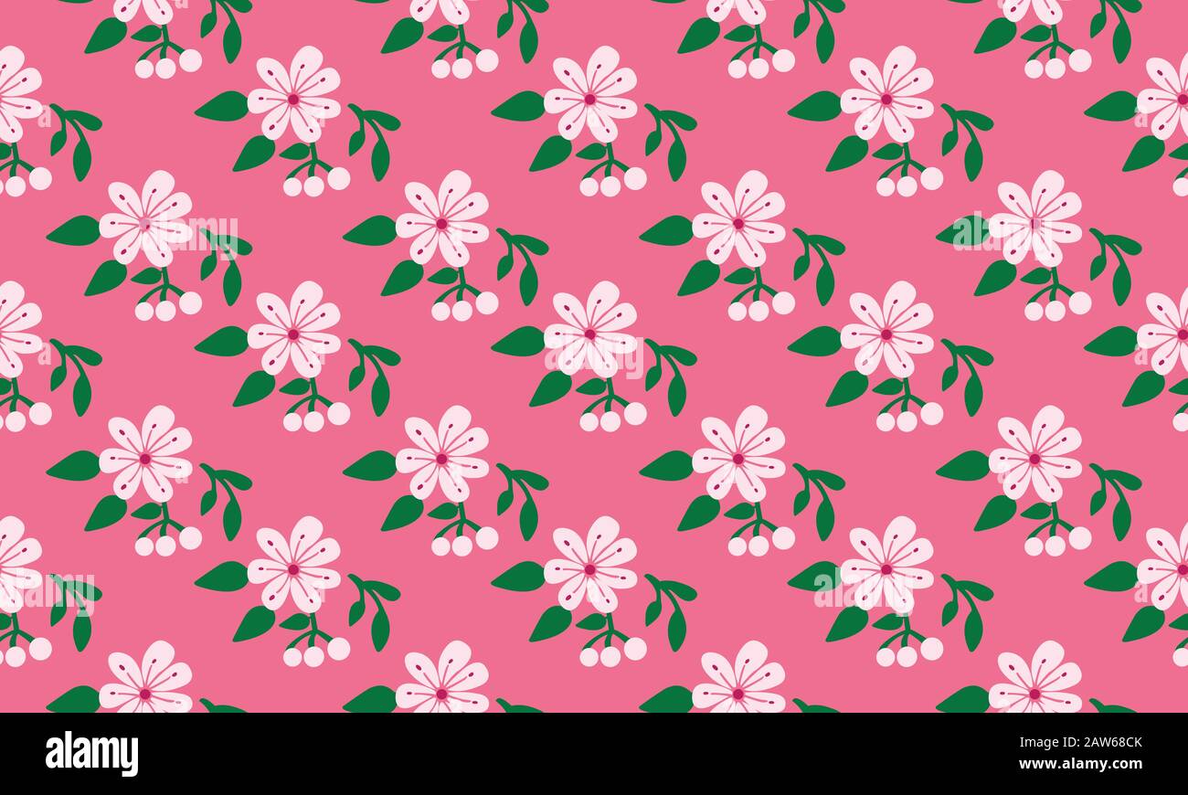 Vintage shape of leaf and floral for spring, with leaf and flower ...