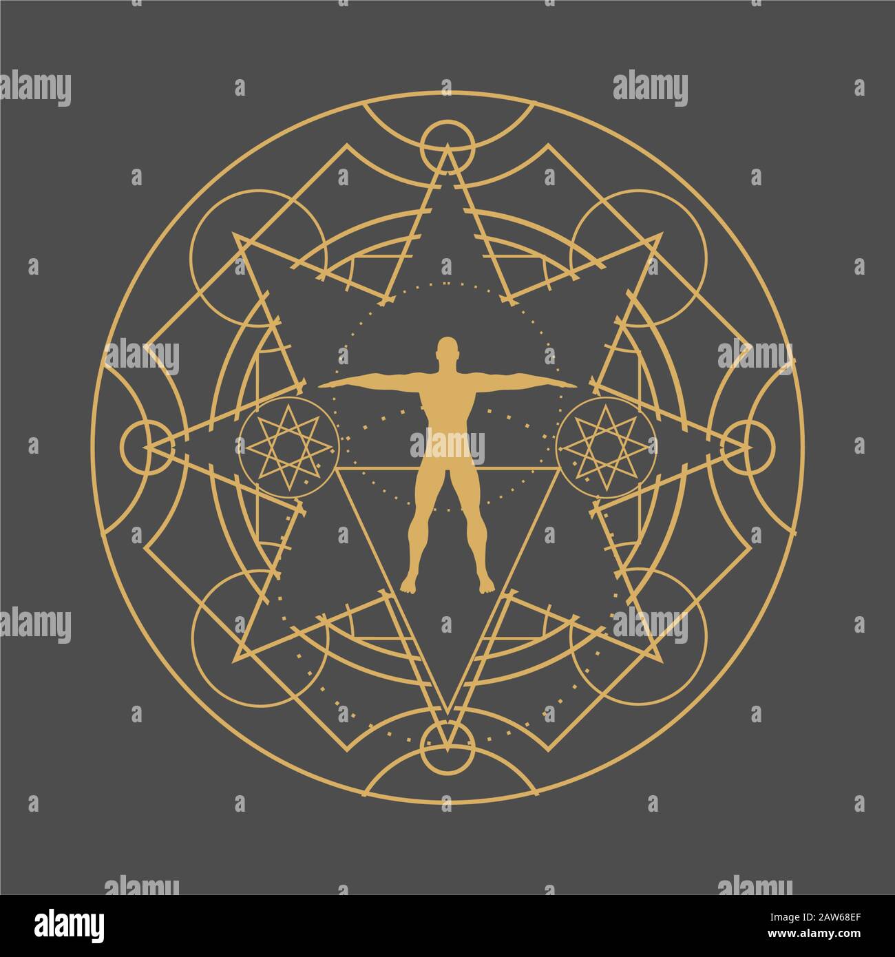 Esoteric Mystical Symbols Stock Vector Image & Art - Alamy