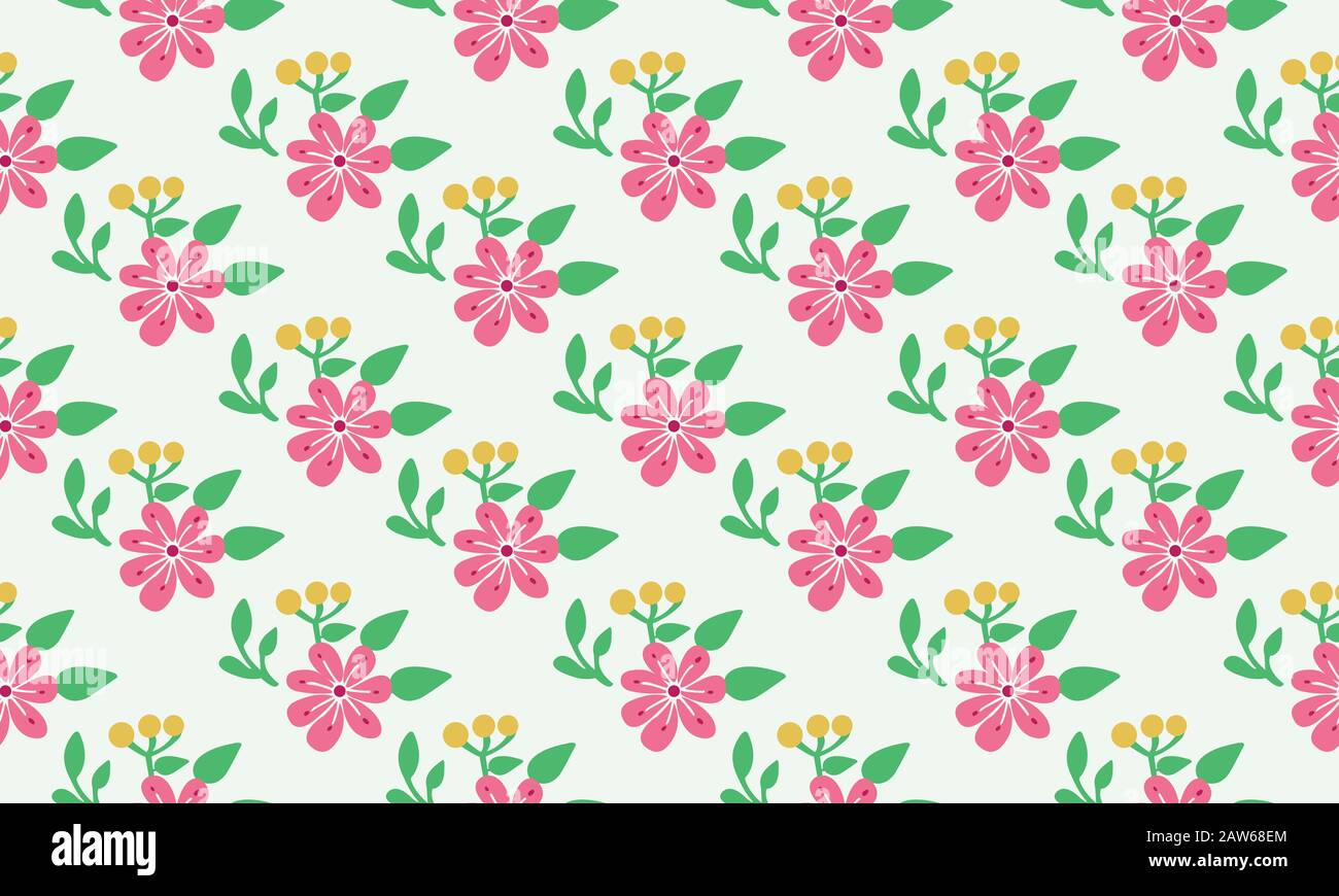 Vintage shape of leaf and floral for spring, with leaf and flower ...