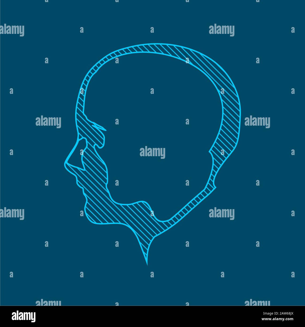 Human profile view Stock Vector Image & Art - Alamy