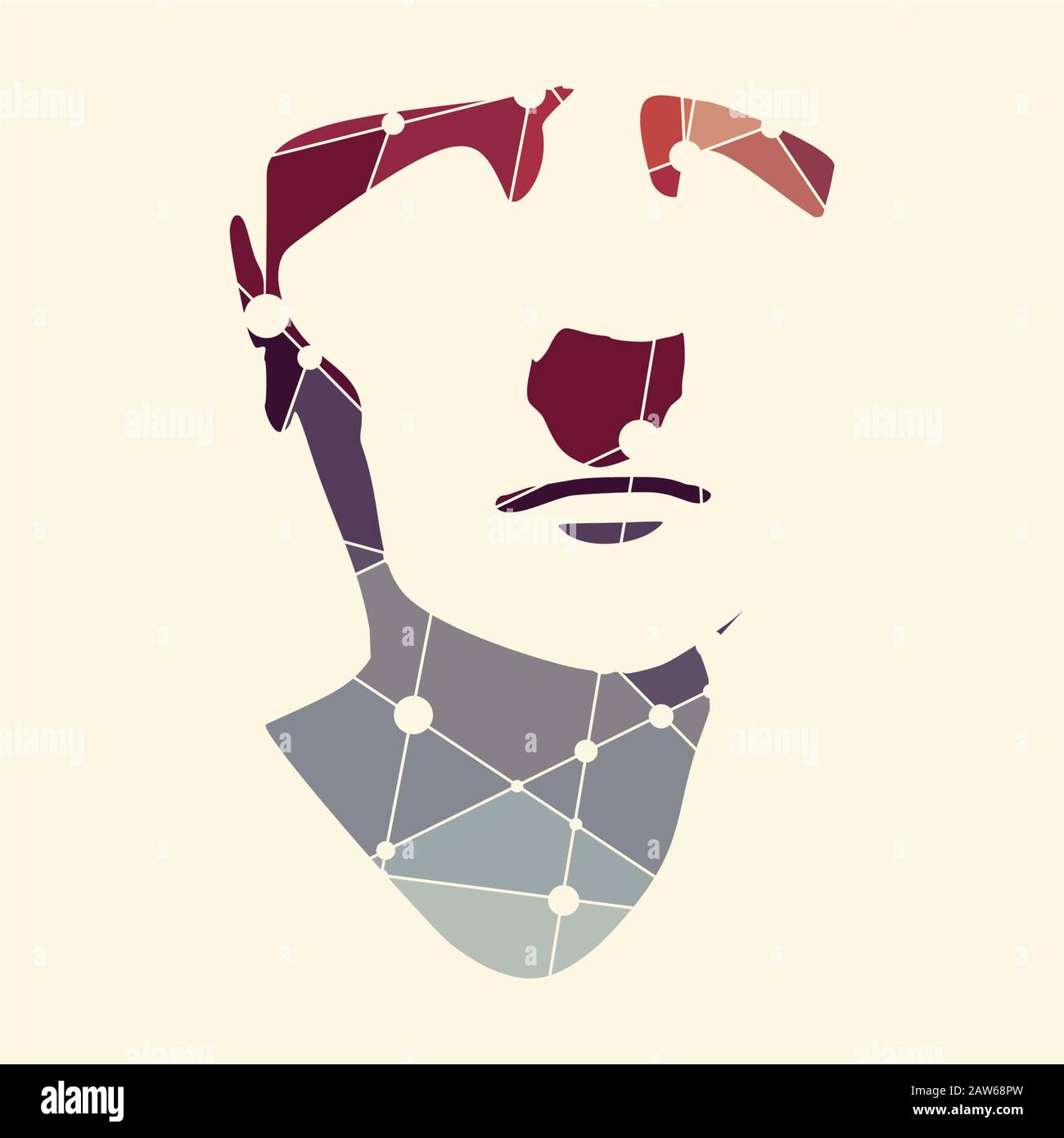 Human face mosaic Stock Vector Images - Alamy