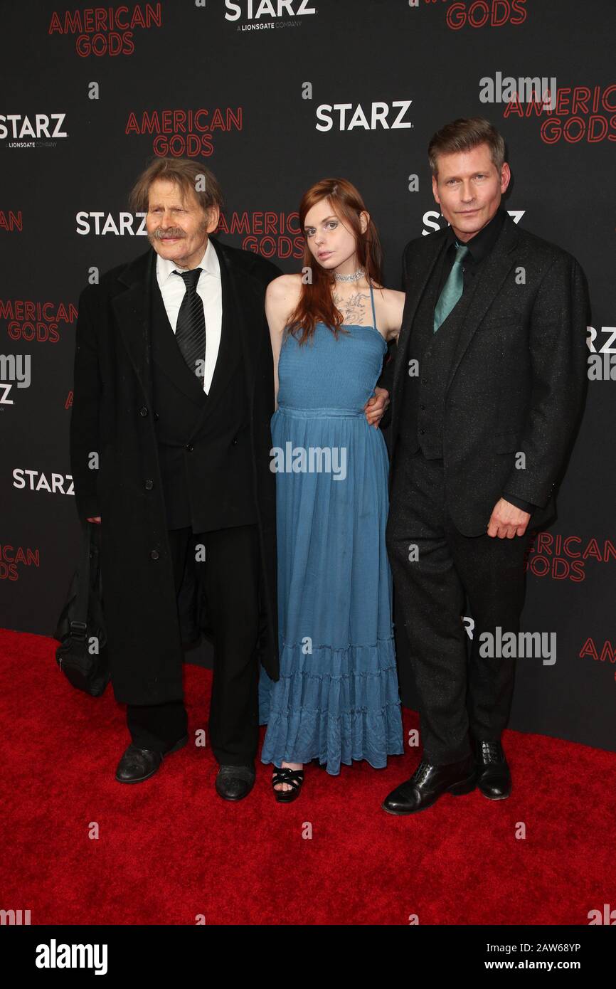 Los Angeles, CA, USA. Bruce Glover, Mika Jones, Crispin Glover at Starz ...