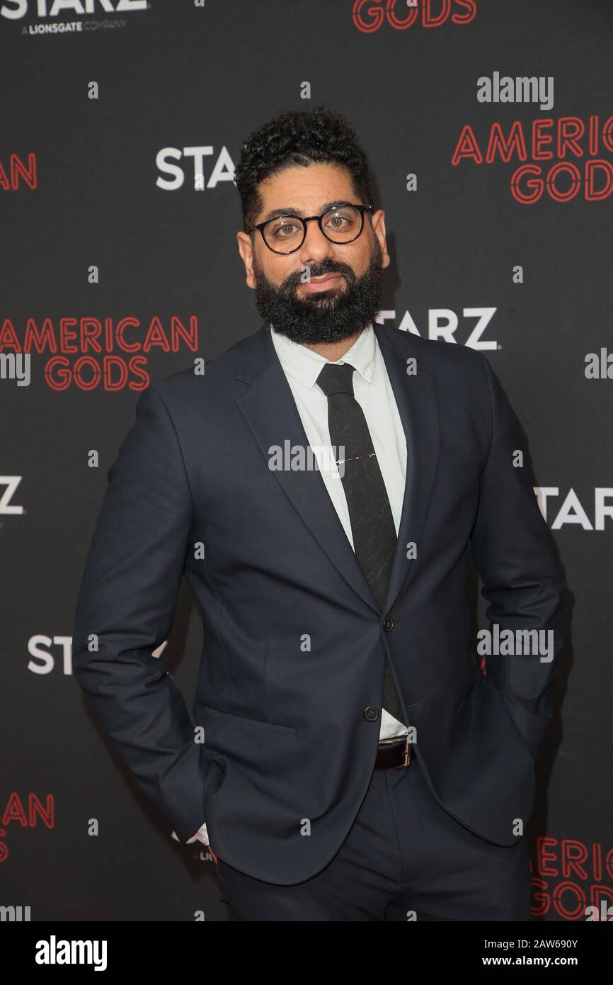Los Angeles, CA, USA. Mousa Kraish at Starz's "American Gods" TV Series ...