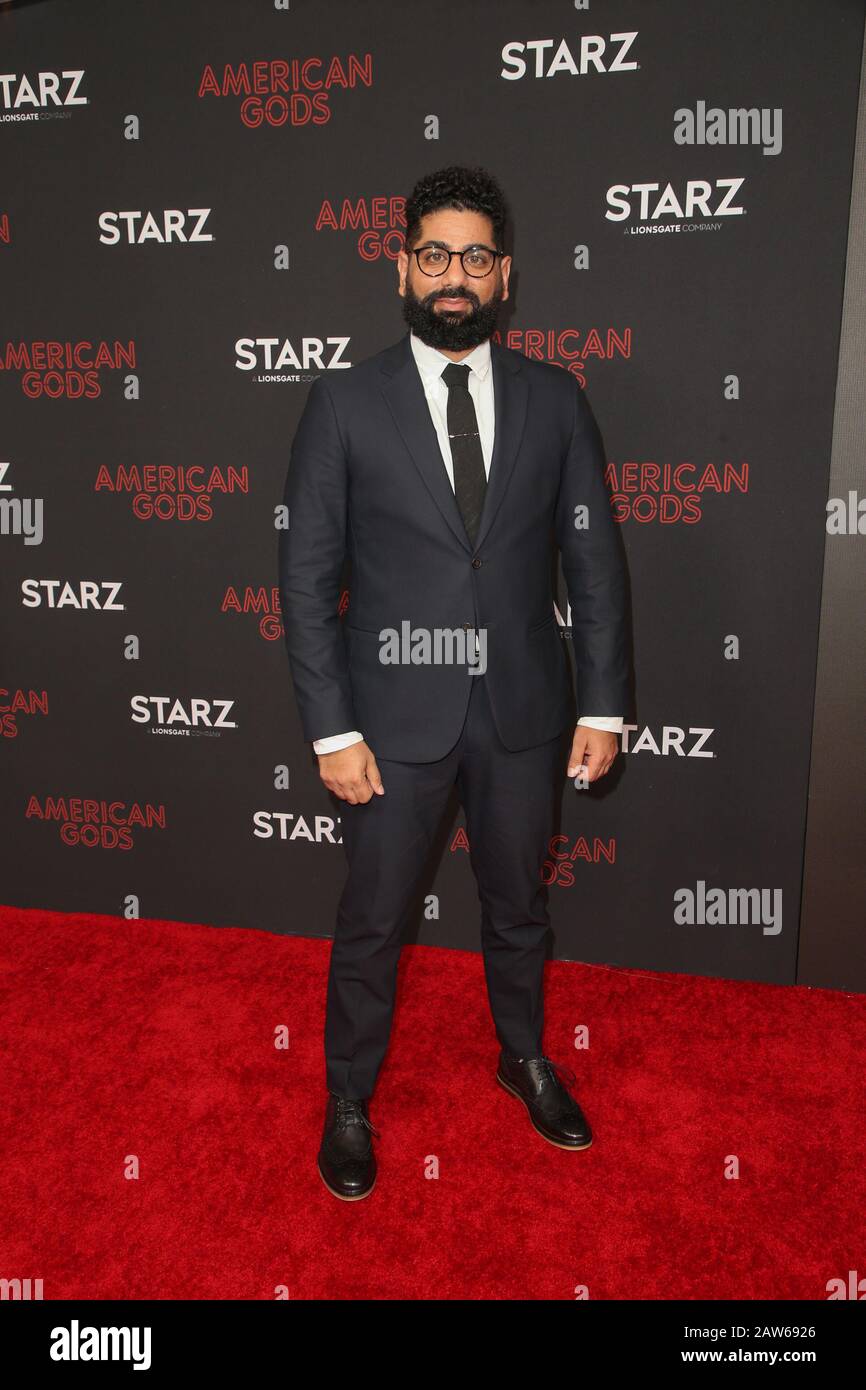 Los Angeles, CA, USA. Mousa Kraish at Starz's "American Gods" TV Series ...
