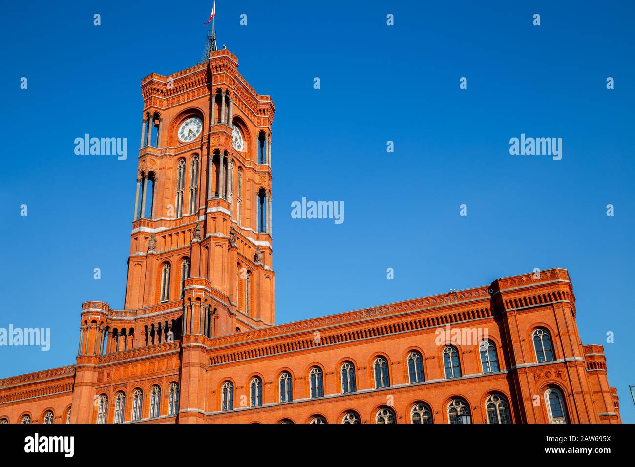 Rotes Rathaus Red City Hall in Berlin, Germany Stock Photo - Alamy