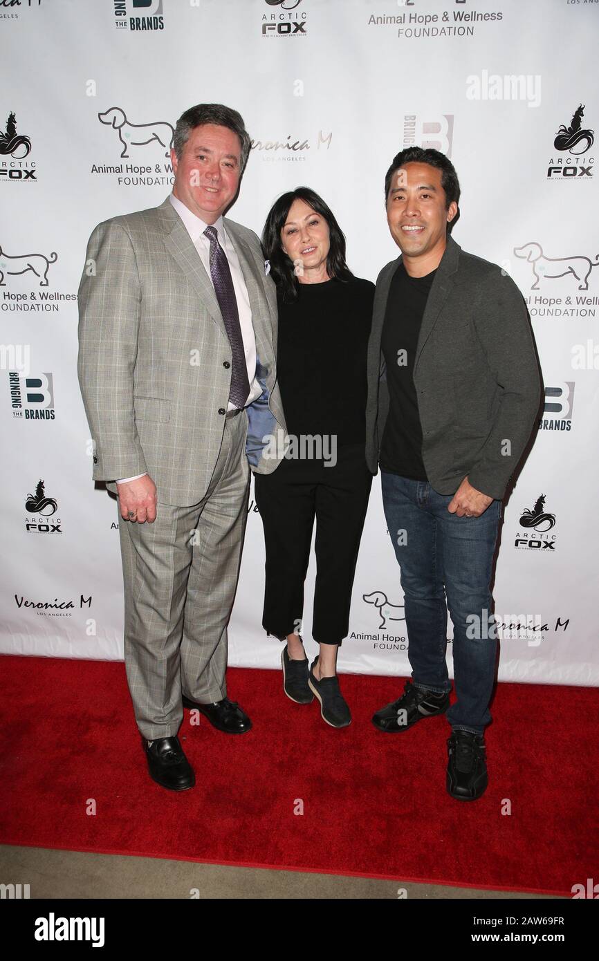 Culver City, CA, USA. Sean Doherty, Shannen Doherty, Marc Ching at The ...