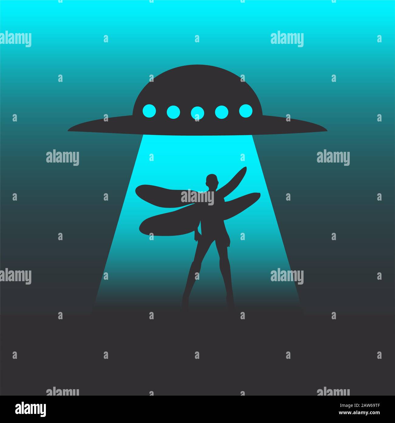 Abstract sci-fi concept Stock Vector Image & Art - Alamy