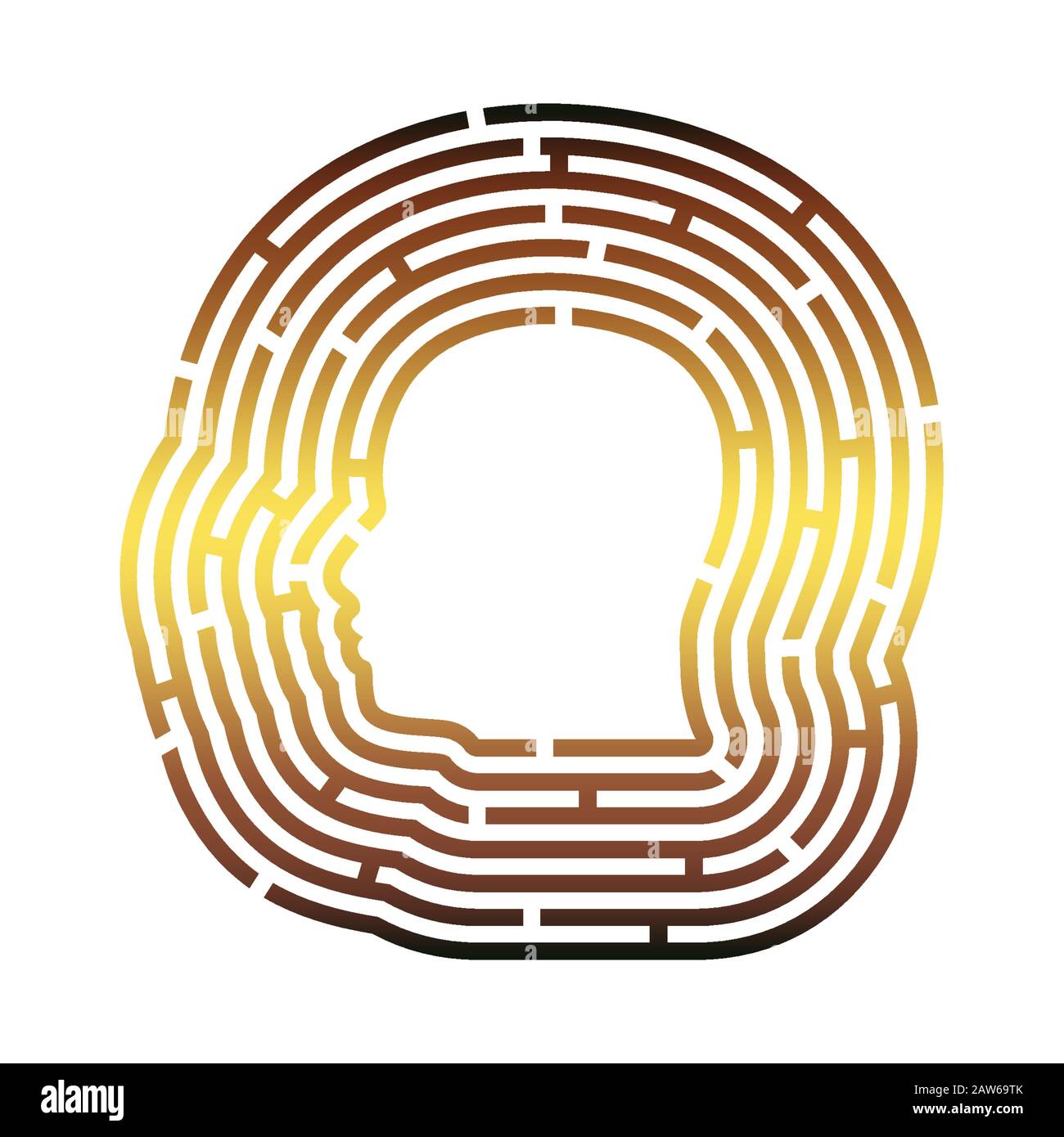Lost man maze Stock Vector Images - Alamy