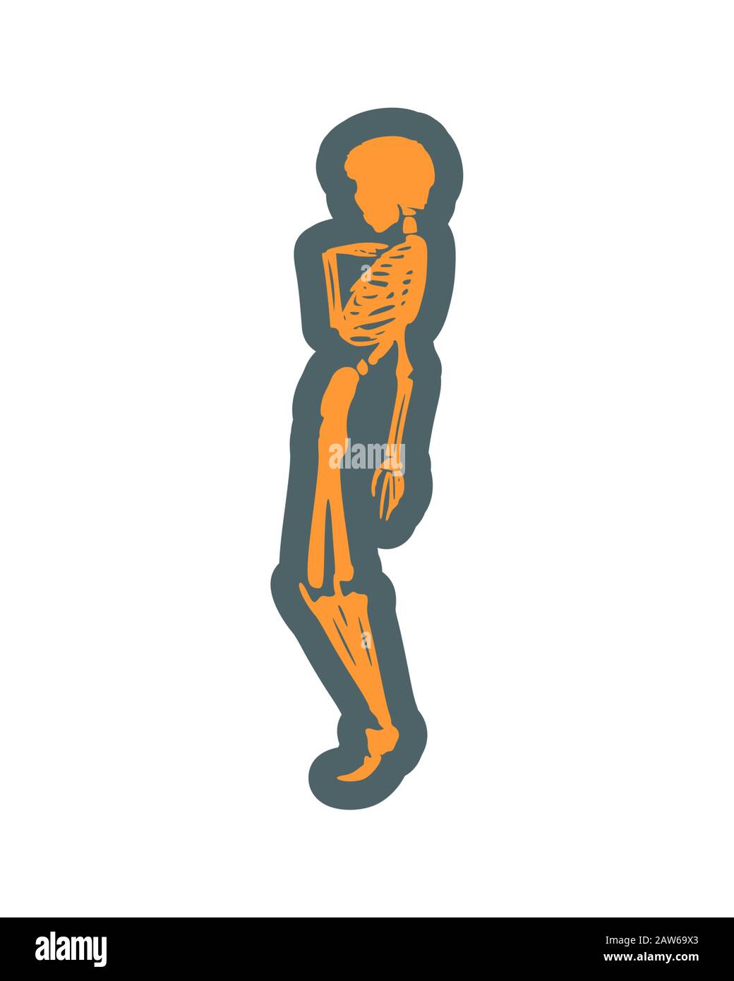 Halloween Human Skeleton Stock Vector Image And Art Alamy