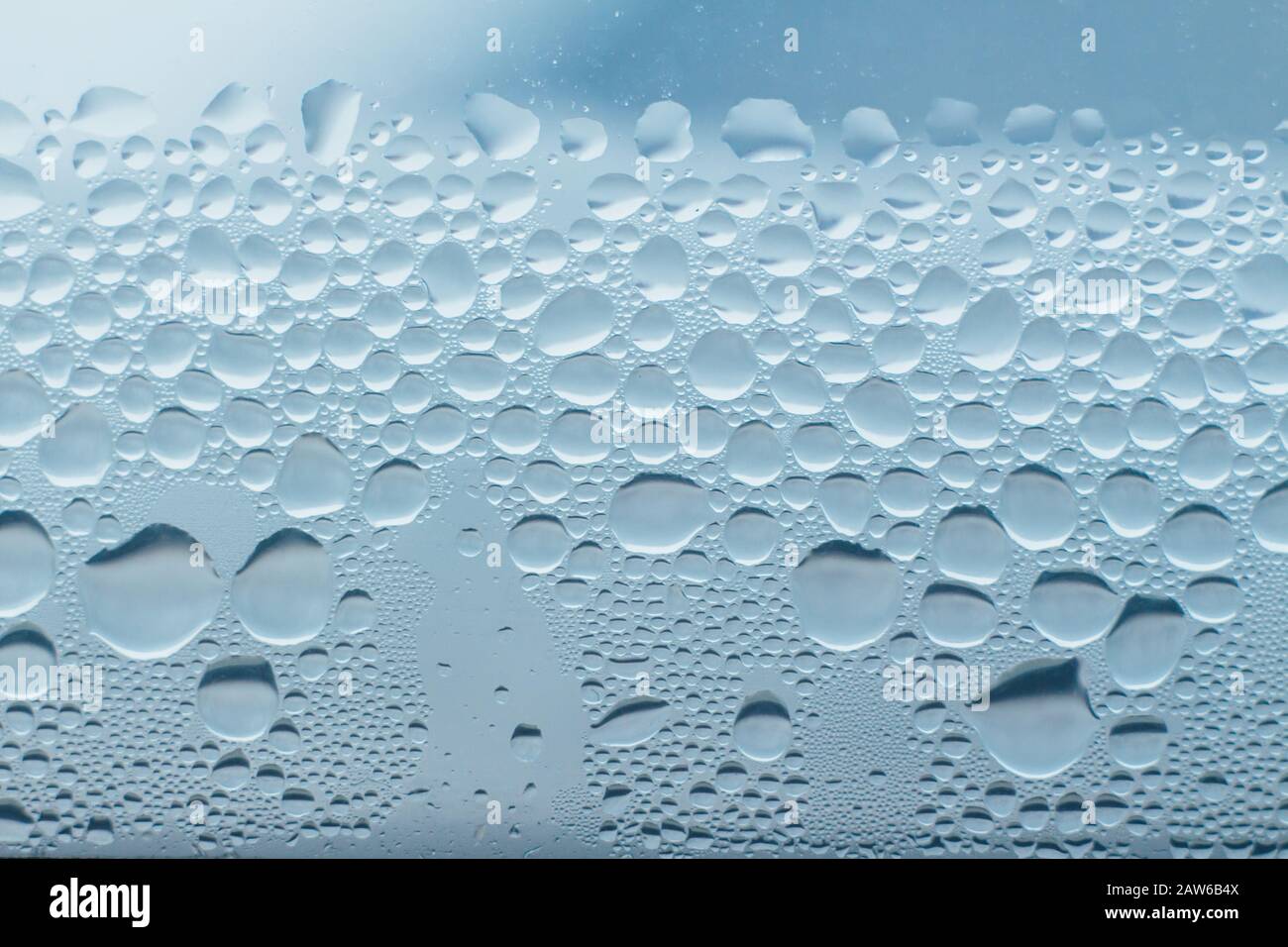 Condensation abstract water drops on the window glass Stock Photo - Alamy