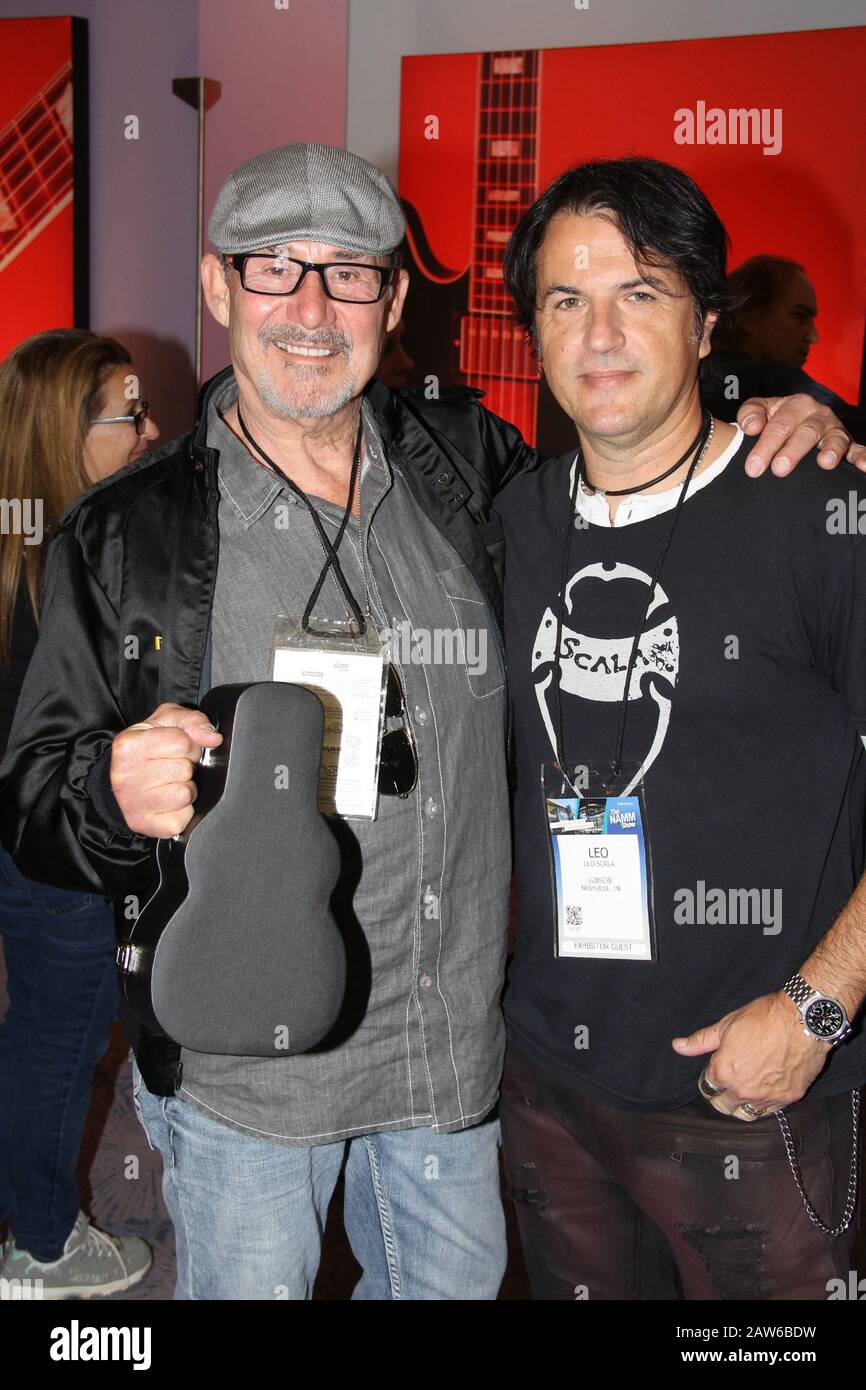 Gary Kramer (creator of Kramer Guitars) and Leo Scala at Gibson guitars ...