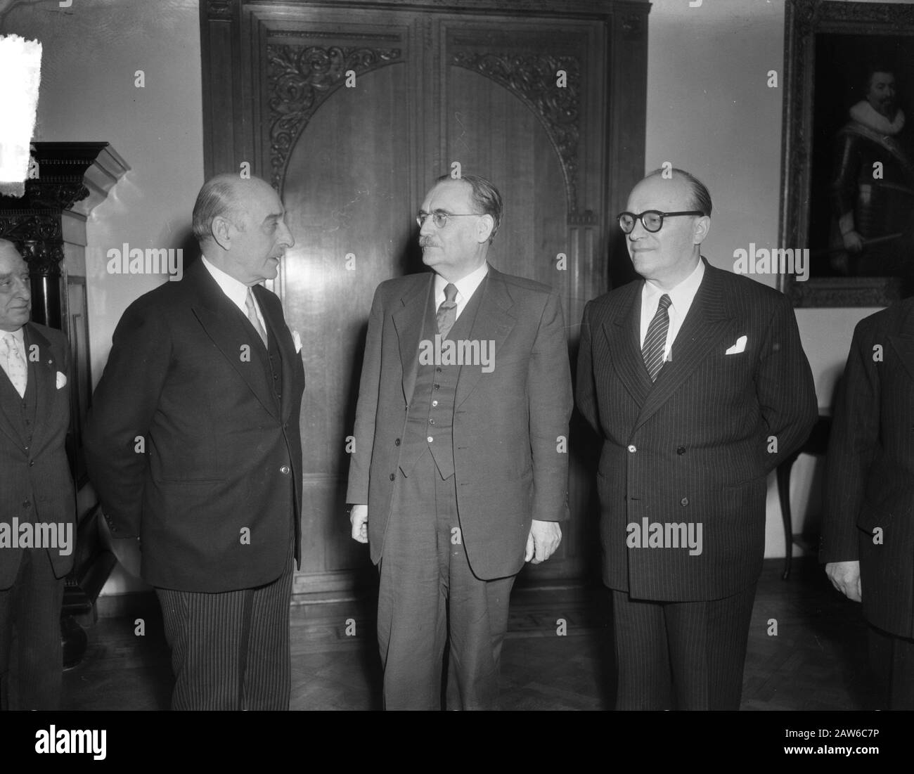Marshal Alexander Papagos, Prime Minister of Greece, hosted by Prime ...