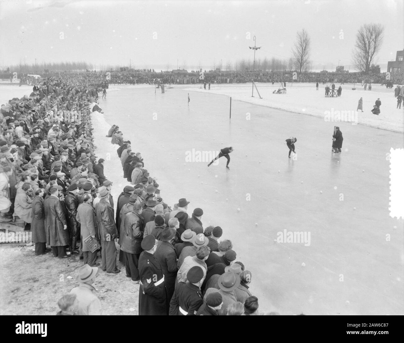 Netherlands norwegian ice skating competitions kralingen hi-res stock ...