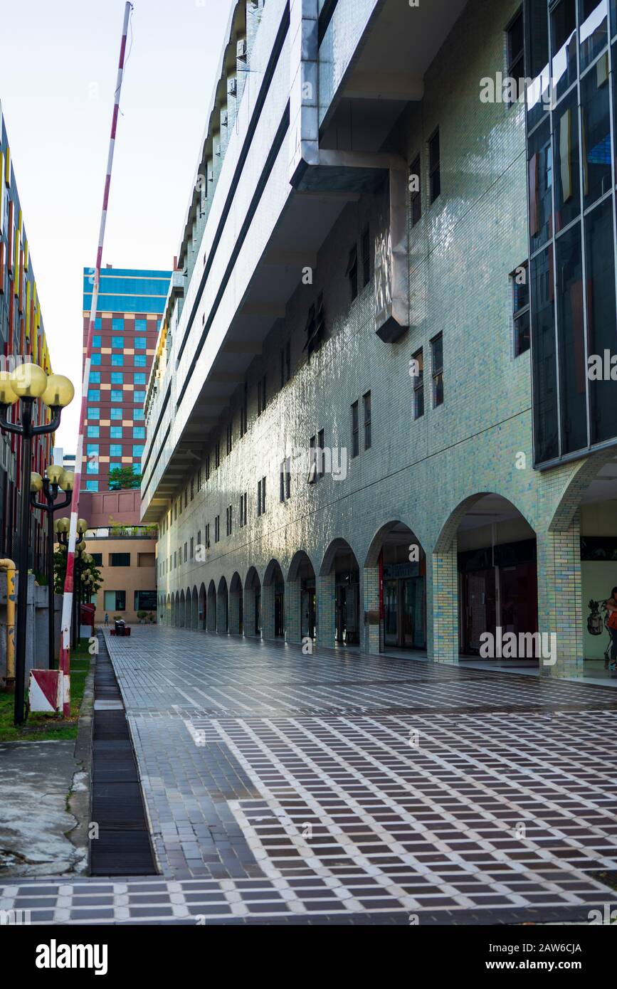 Singapore, April, 2019. Cityscape of Katong at daytime, also known as ...