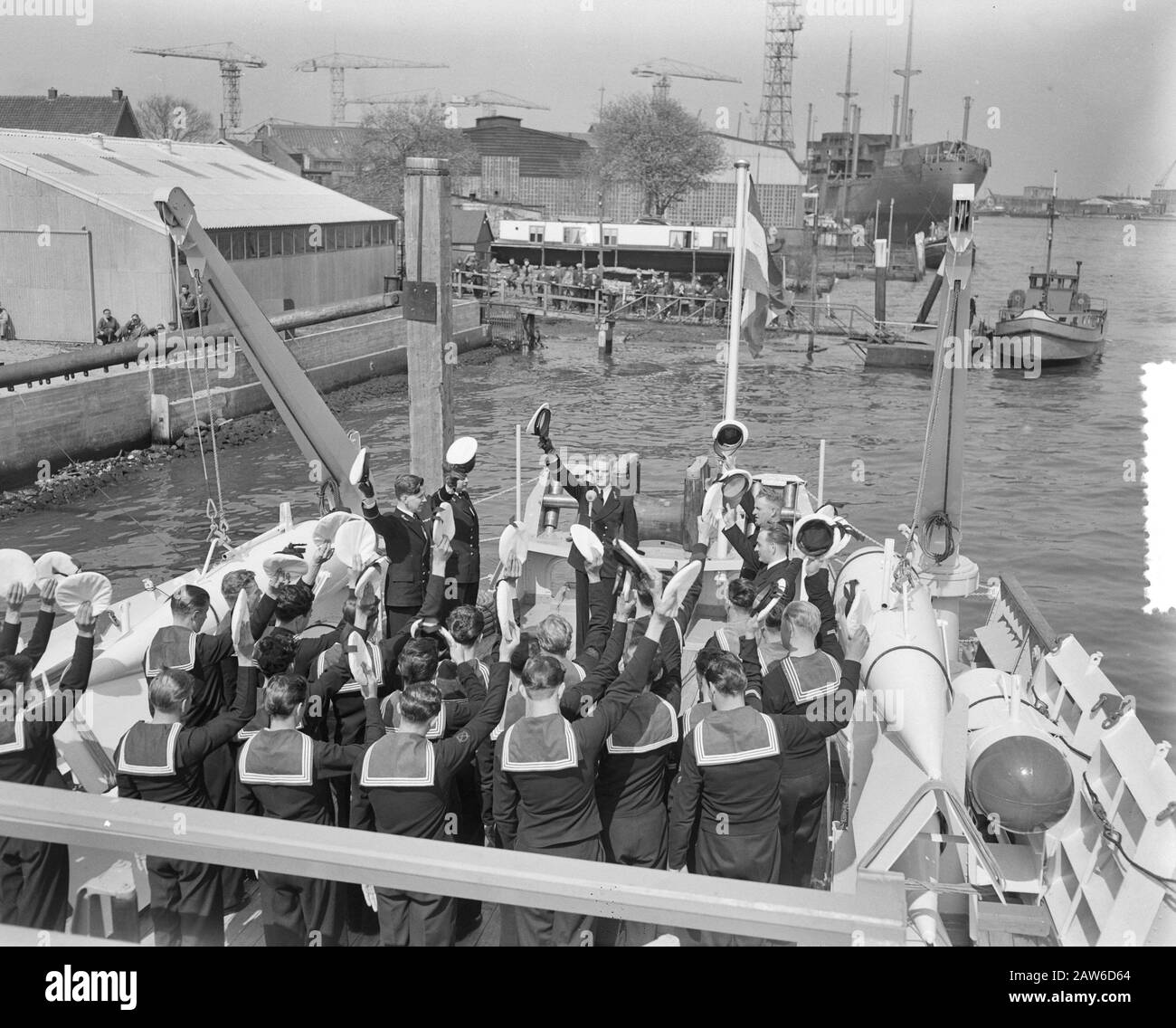 Transfer and commissioning by the Royal Navy coastal minesweeper ...