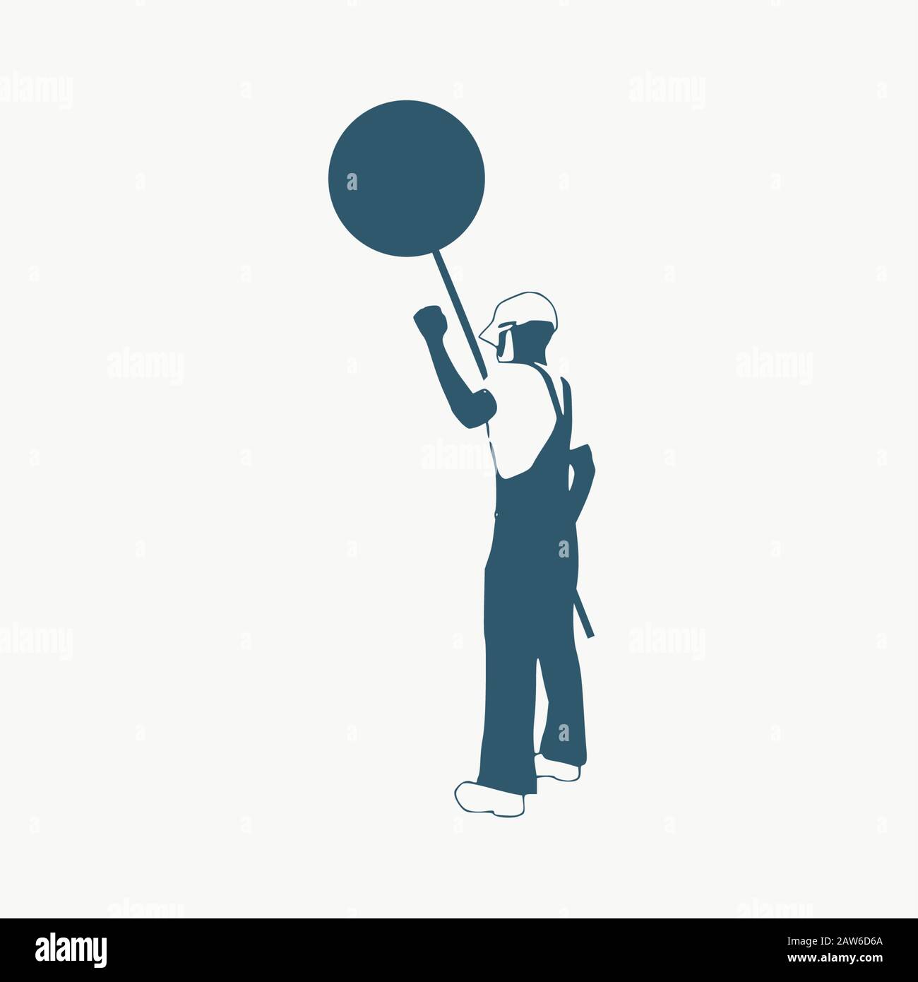 Power worker union Stock Vector Images - Alamy