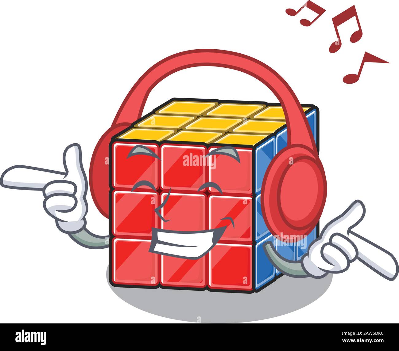 Rubic cube cartoon hi-res stock photography and images - Alamy